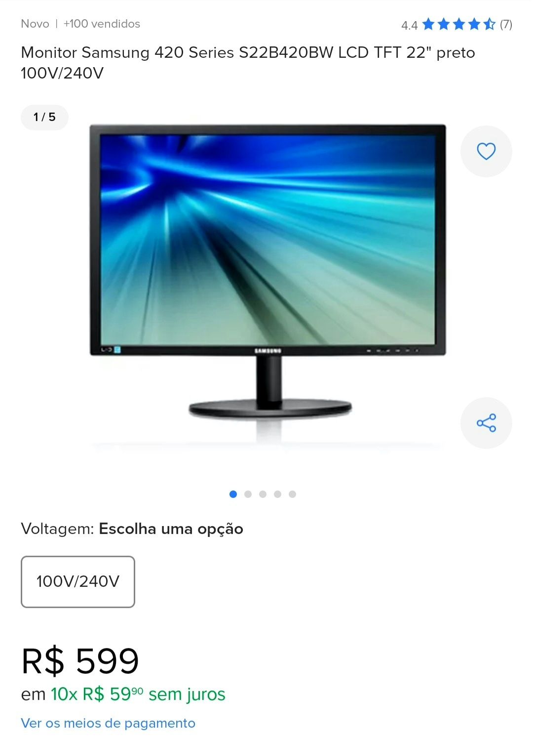 Monitores até 670 reais da samsung - Samsung Members