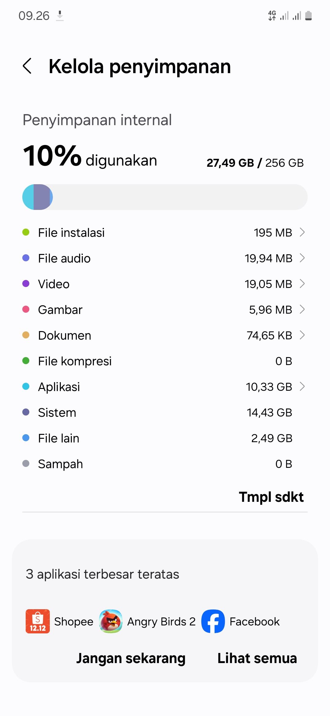 Ukuran system besar - Samsung Members