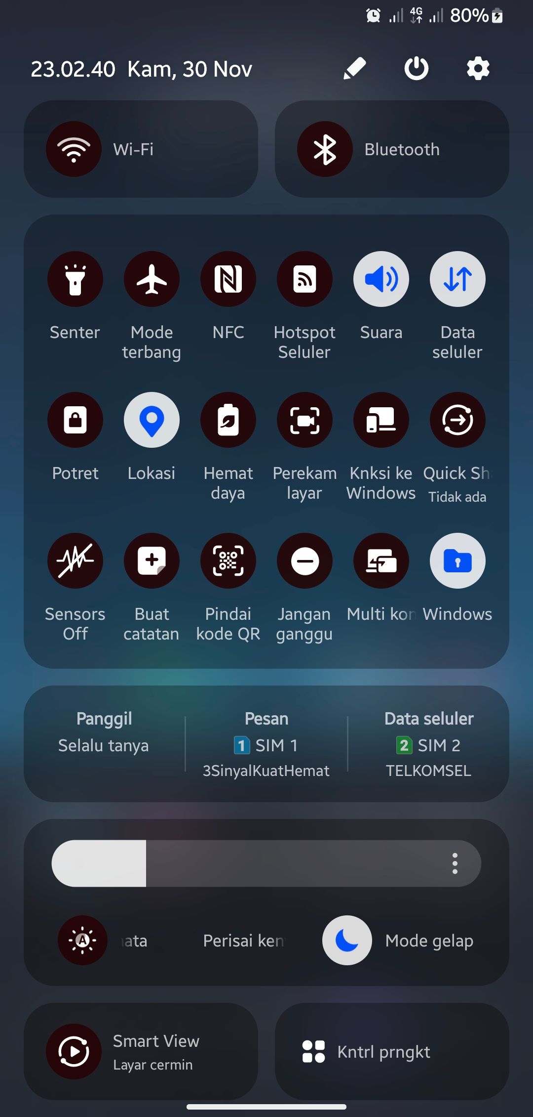 Quick panel - Samsung Members