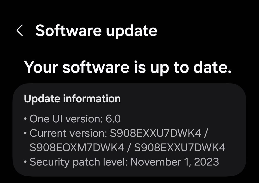 S22 Ultra UI 6.0 Update - Samsung Members