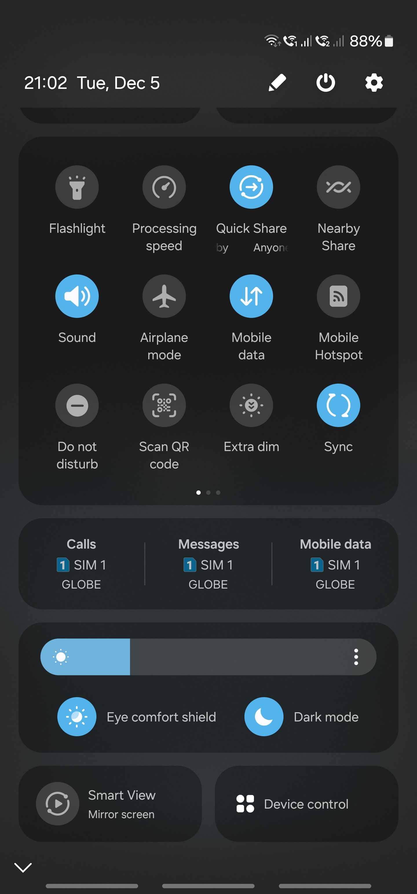 Quick Panel - Samsung Members