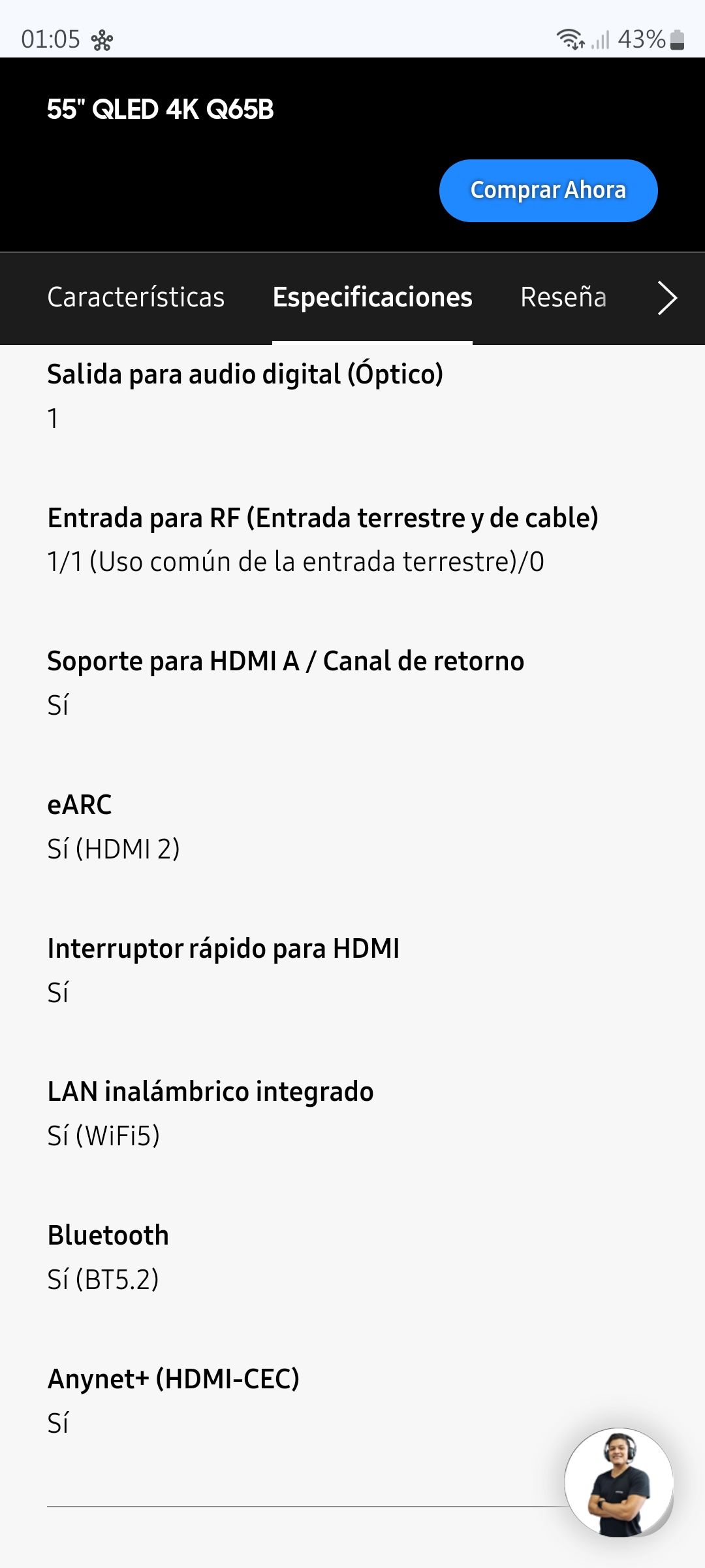 Solucionado: Fallo al detectar redes 5ghz Samsung Qled 65b - Samsung ...
