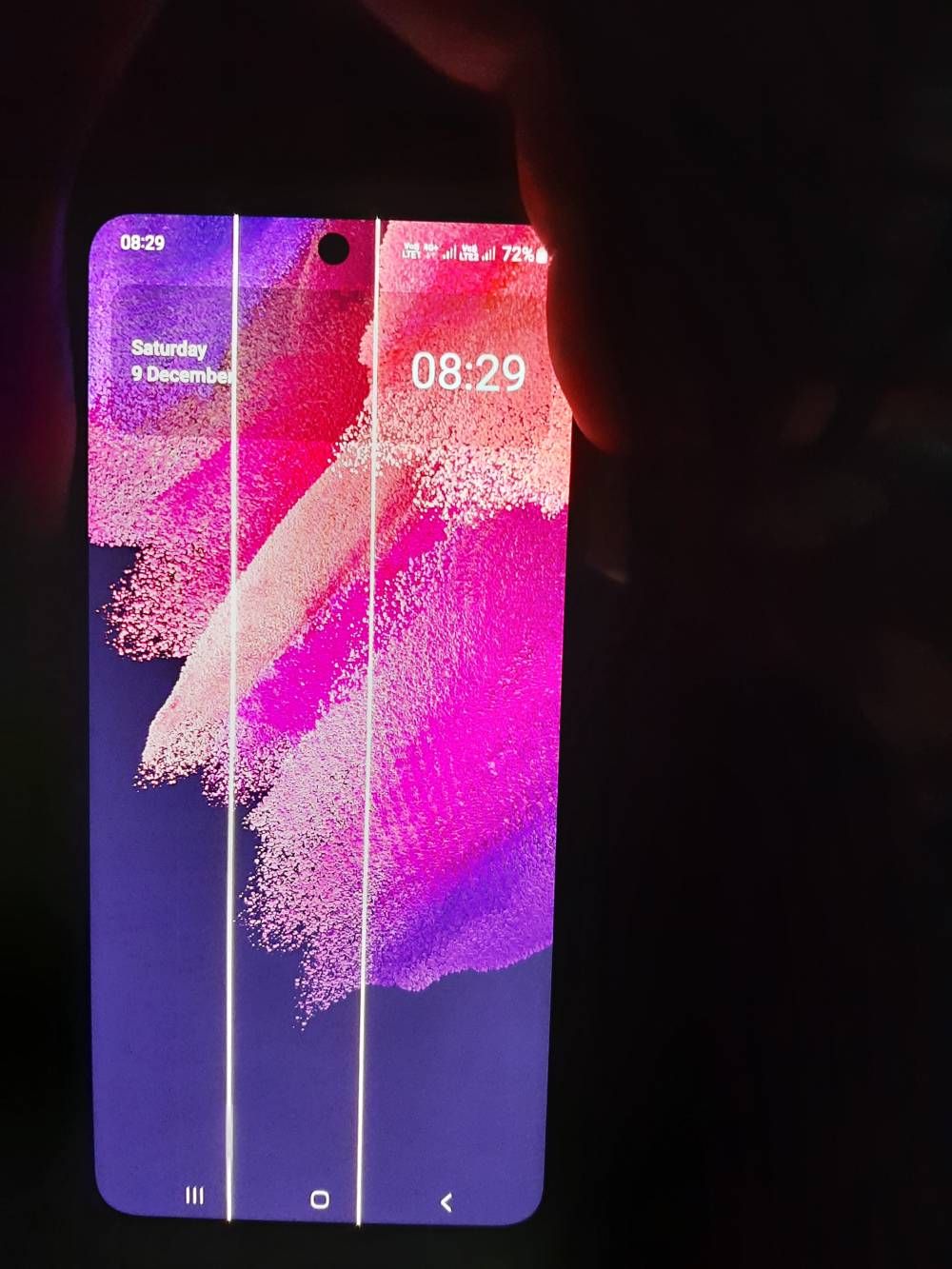 Line on display after update - Samsung Members