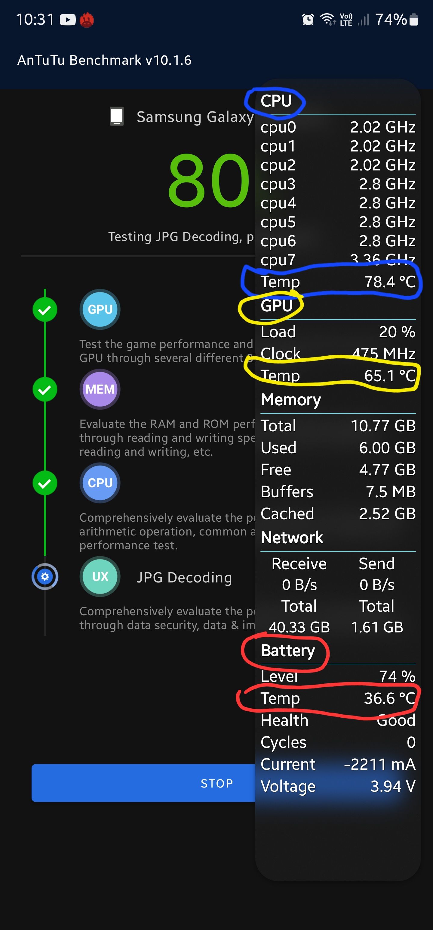 Tentang suhu CPU dan GPU di S23 ultra - Samsung Members