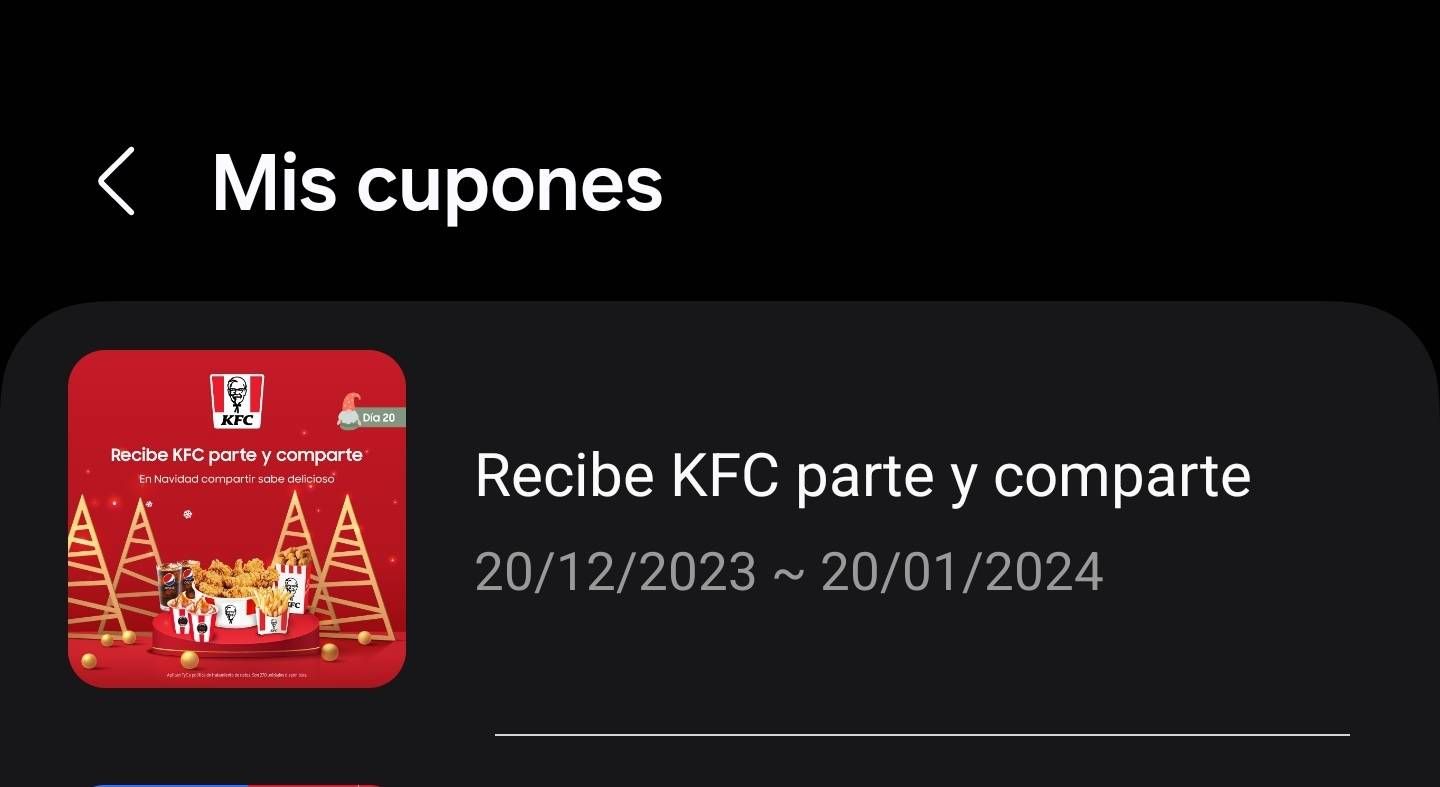 KFC de nuevo, gracias Samsung 💙 - Samsung Members