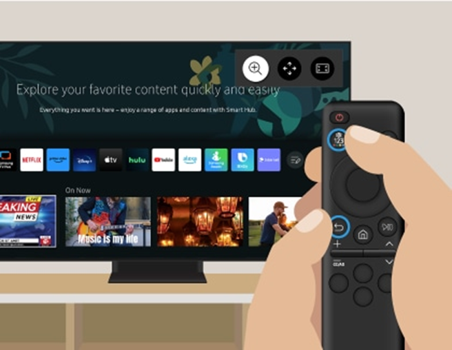 Enlarge the screen and text on your Samsung Smart ... - Samsung Members
