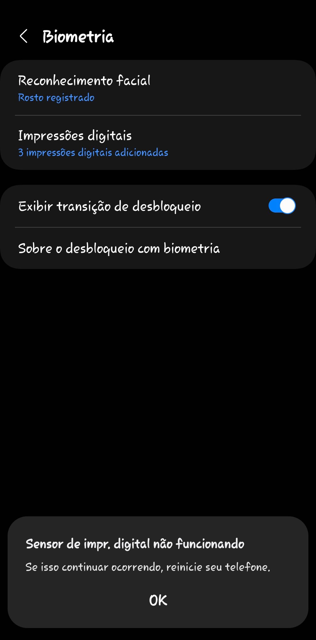 Biometria - Samsung Members