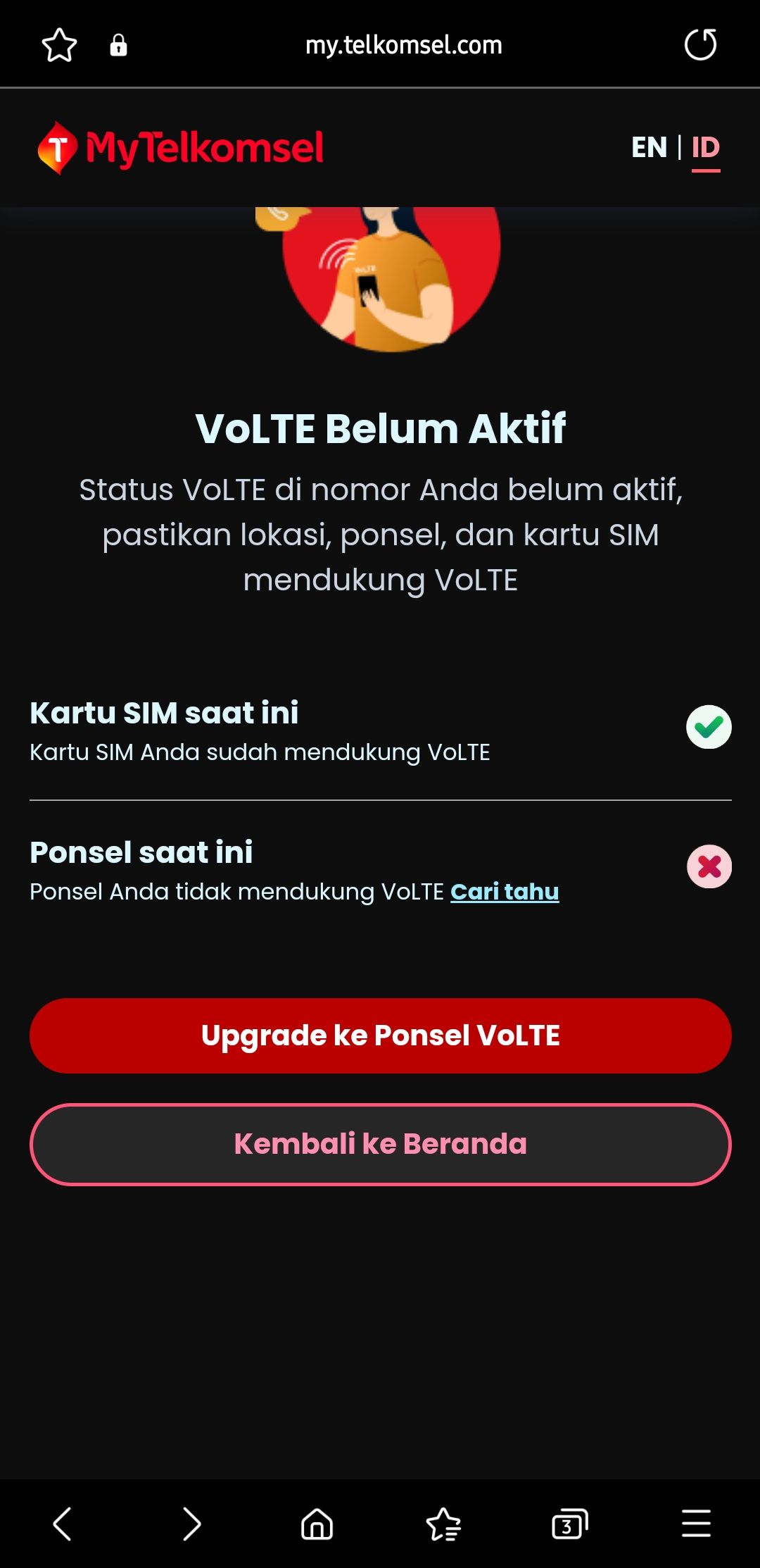 A34 5G belum terdaftar sebagai VoLTE Telkomsel dan... - Page 2 ...