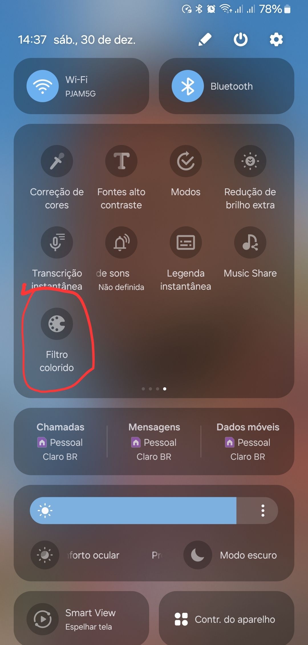 Tela azulada - Samsung Members