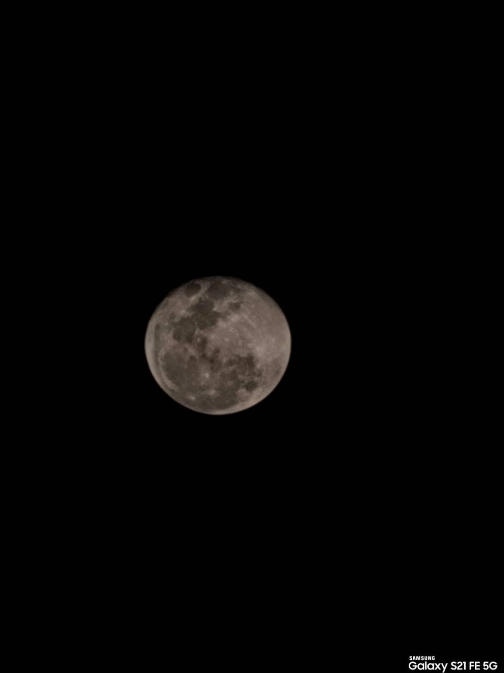 Foto da Lua com o S21 FE - Samsung Members