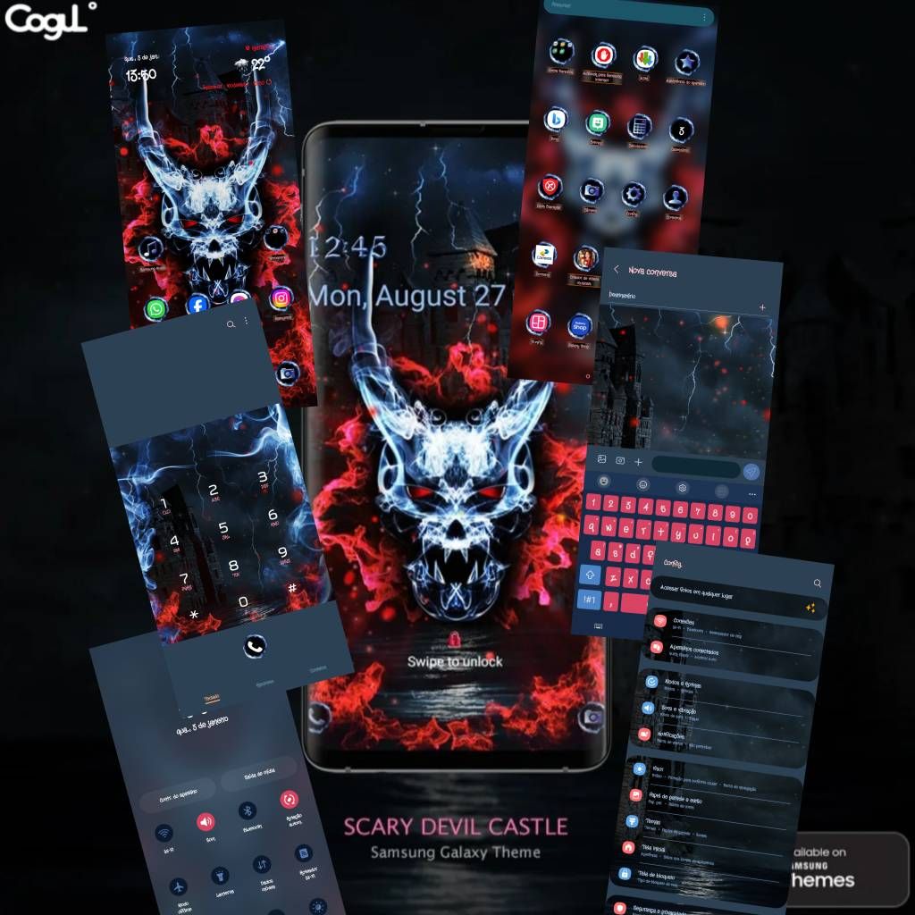 Review tema scary devil castle - Samsung Members