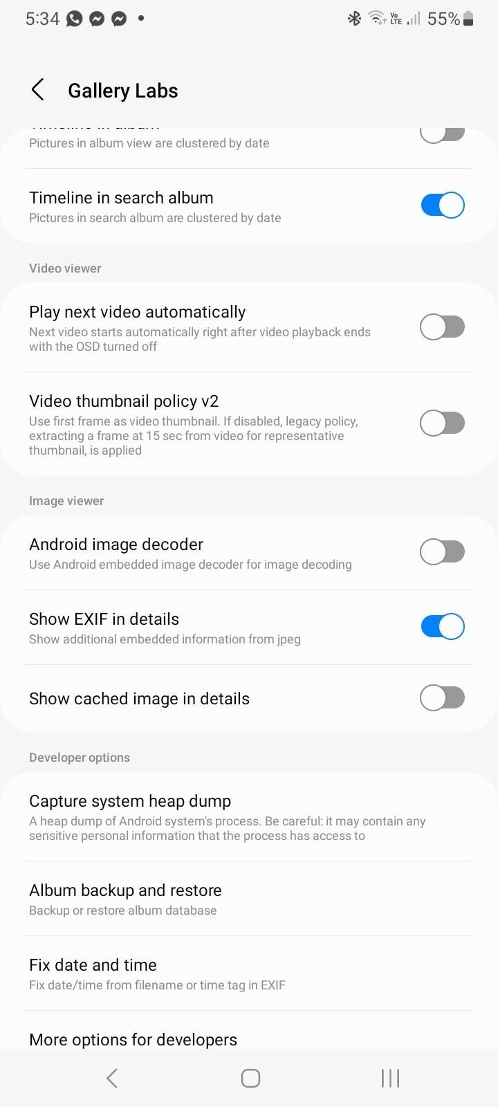 Para que es la primera opción de image viewer - Samsung Members