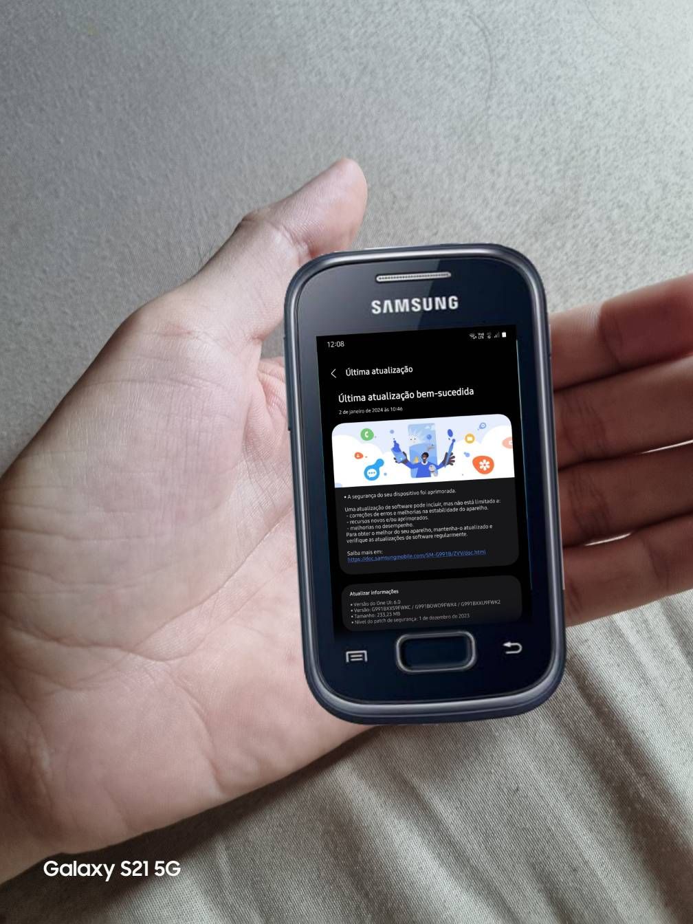 Pocket atualizado com sucesso - Samsung Members