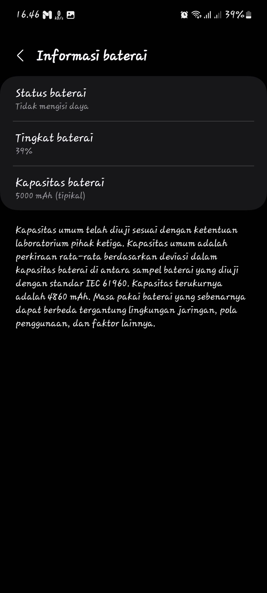 Batarei baru - Samsung Members