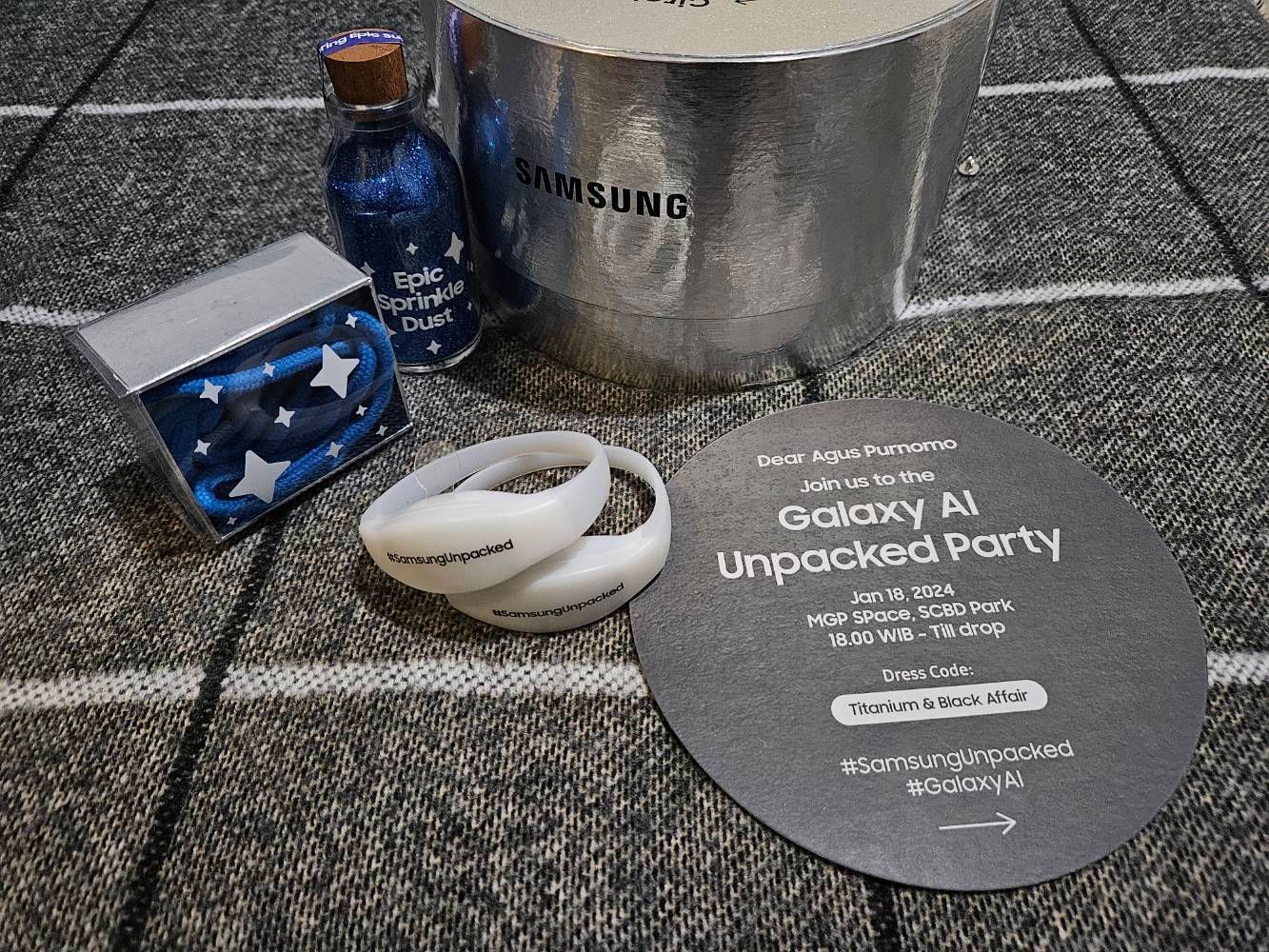 Galaxy AI Unpacked : Invitation card - Samsung Members