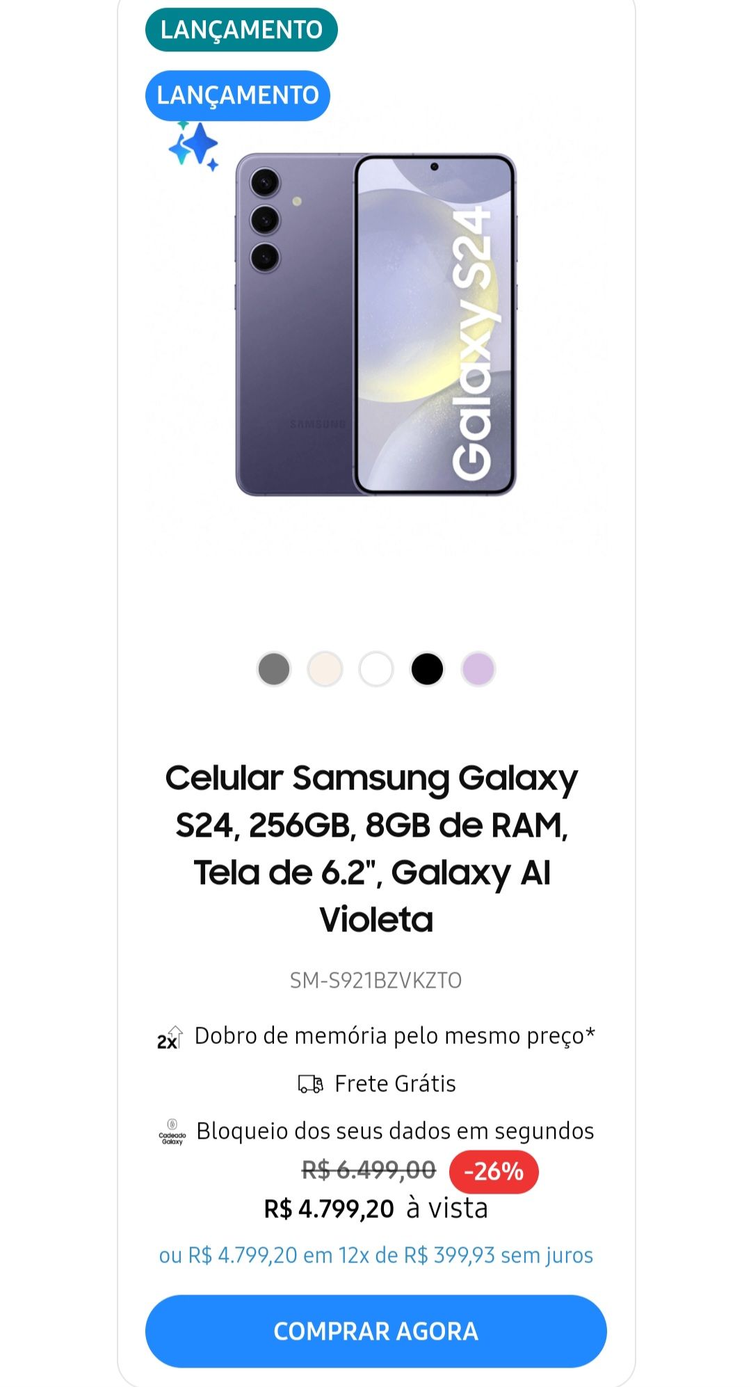 Valores do S24, S24+, S24 ultra, no Samsung Vip - Samsung Members
