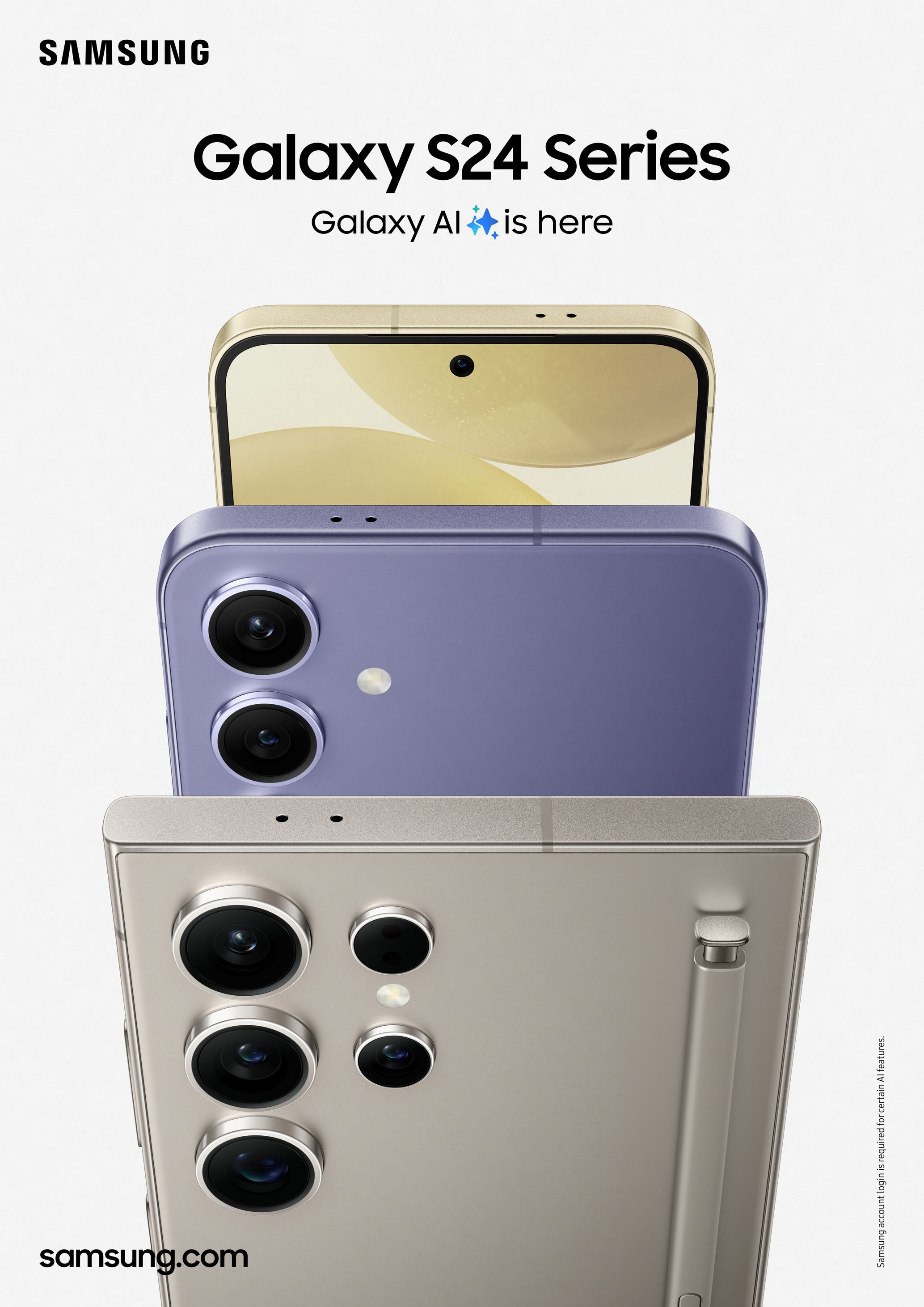Marketing Visual Poster of Galaxy S24 Series - Samsung Members