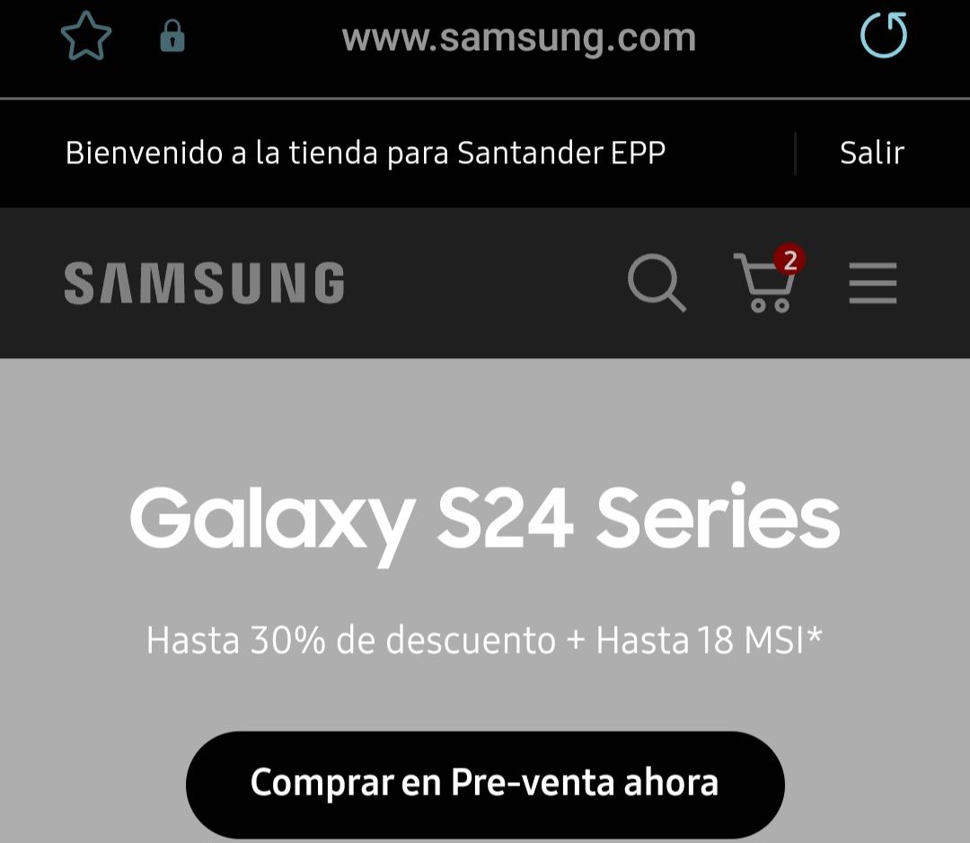 Preventa Santander - Mail Oficial - Samsung Members