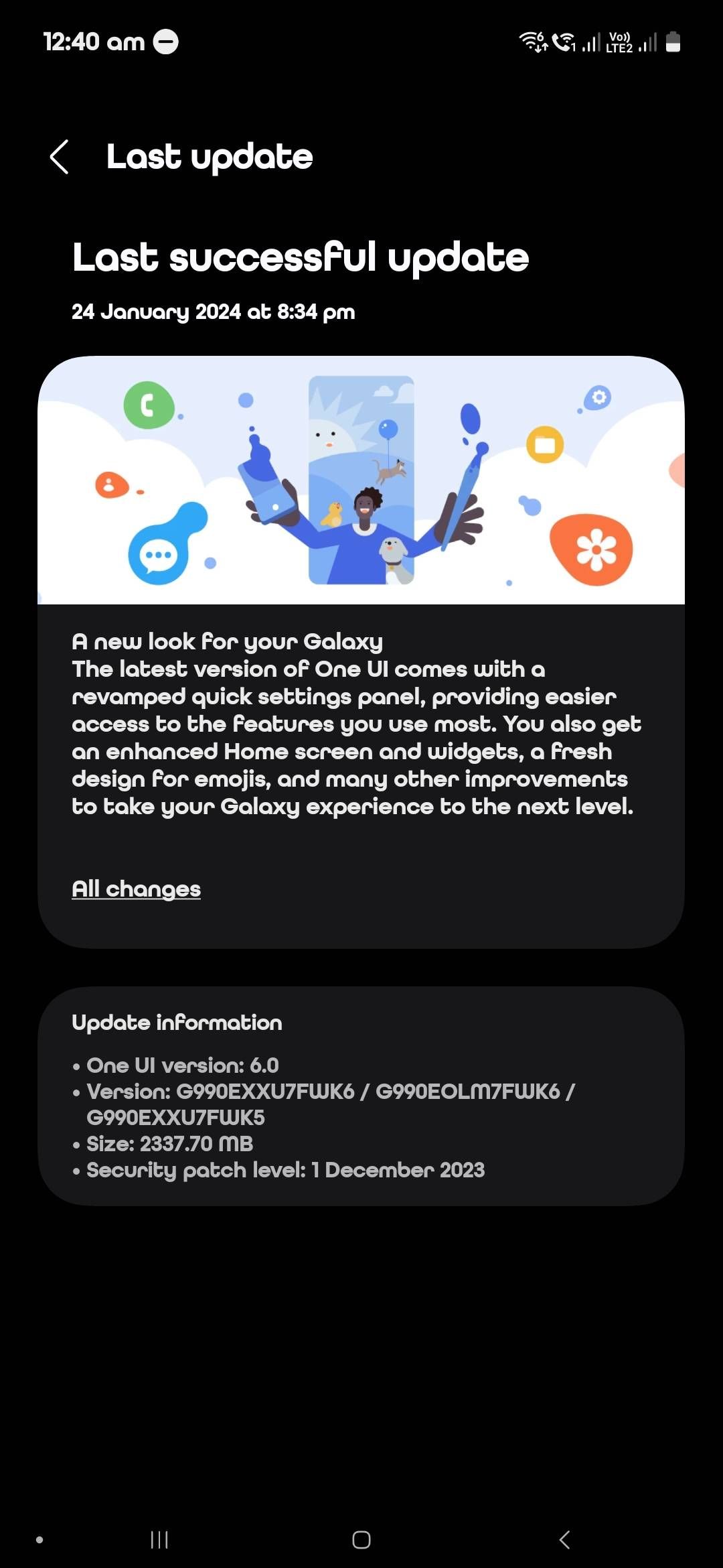 Android 14 One UI 6.0 - Samsung Members