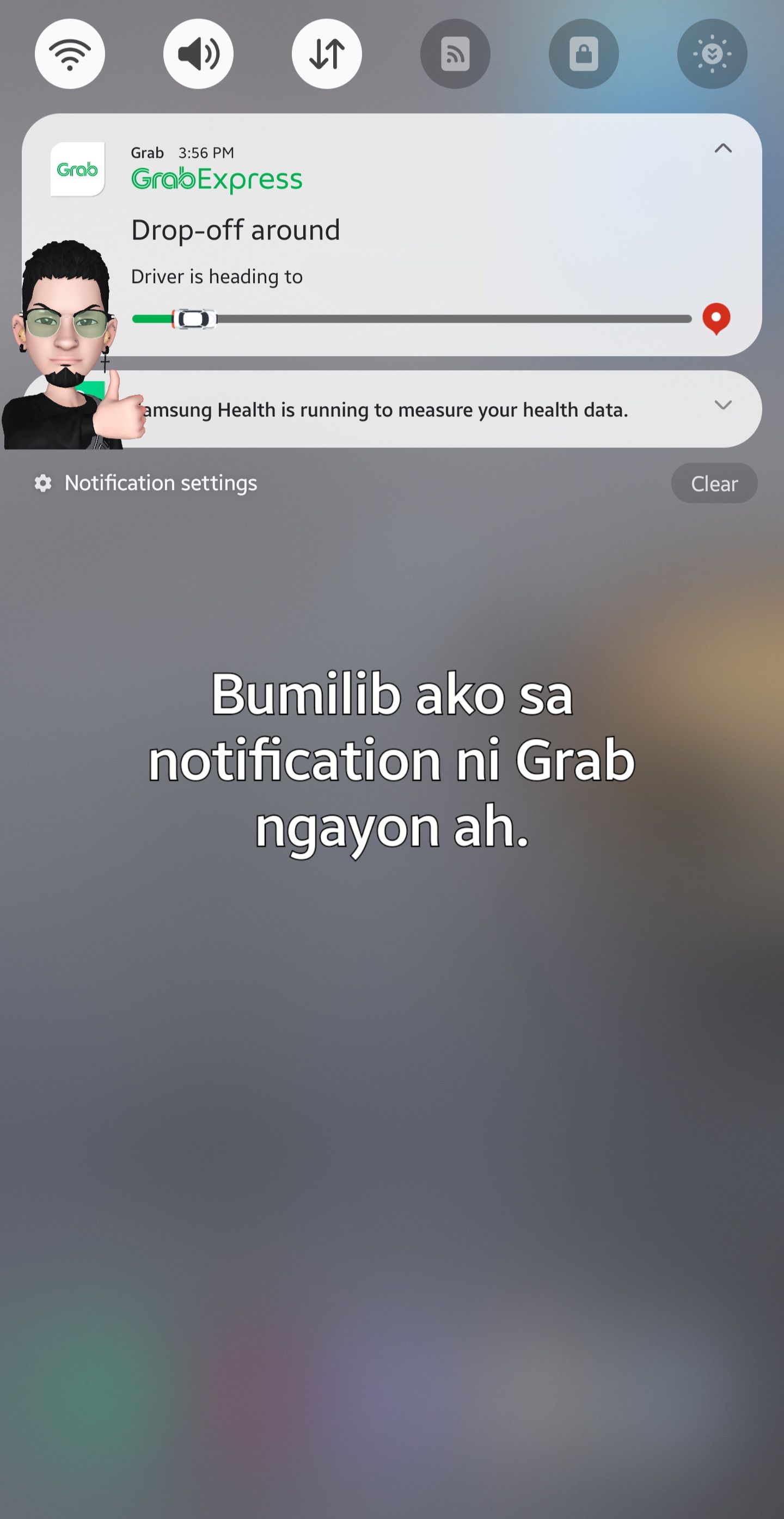 Grab Notification - Samsung Members