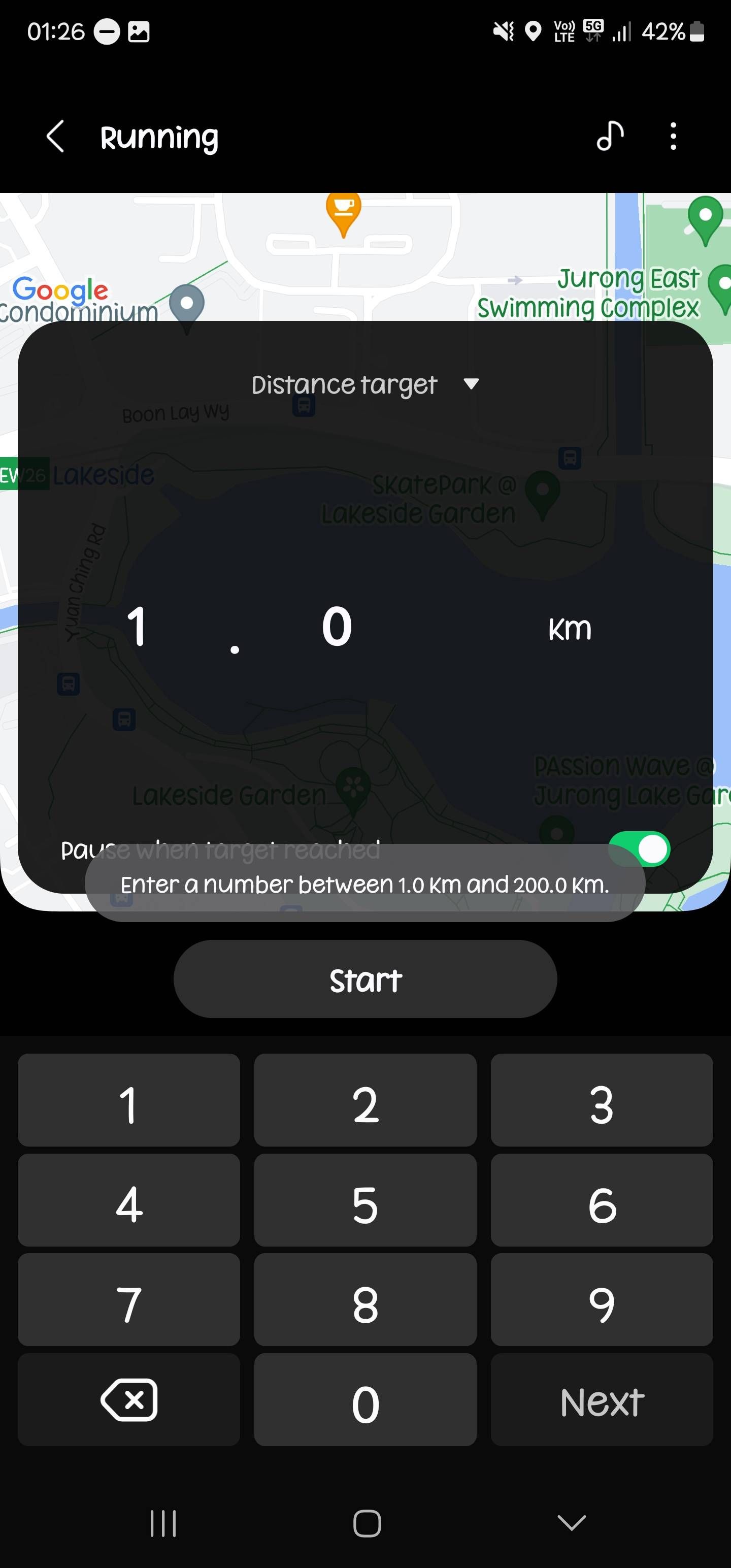 Setting 400m Intervals - Samsung Members
