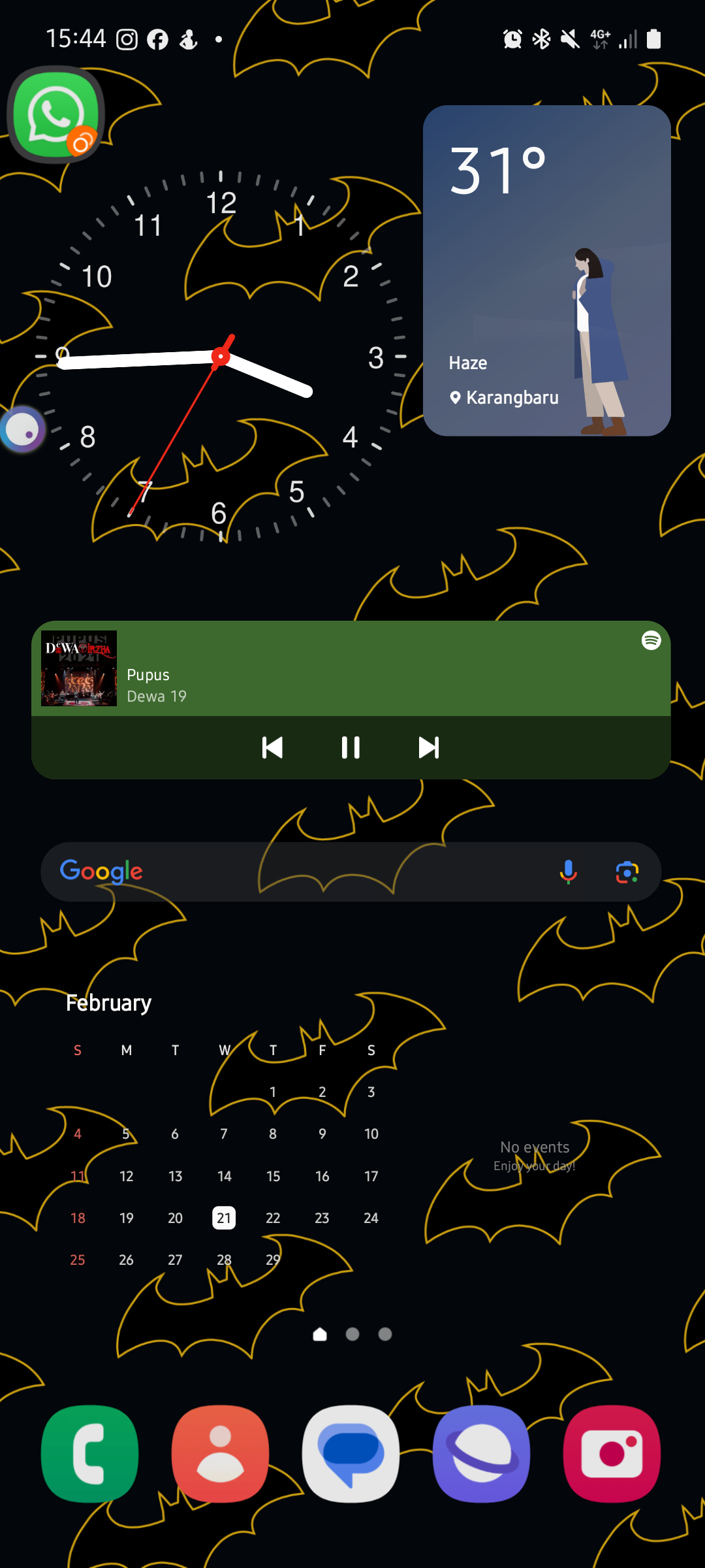Desain Home screen Galaxy A14, One Ui 6 - Samsung Members