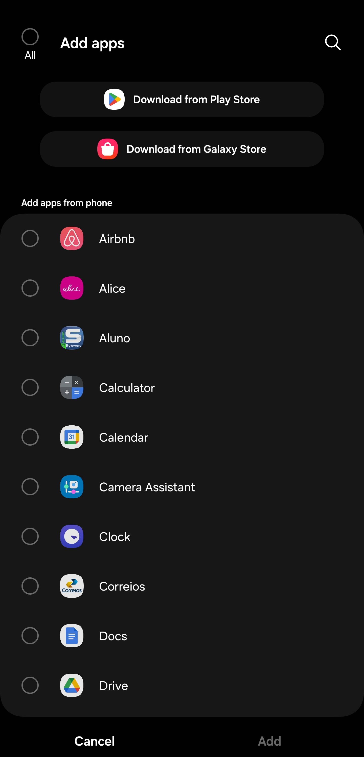S23 Ultra, aplicativos não são adicionados no Secu... - Samsung Members