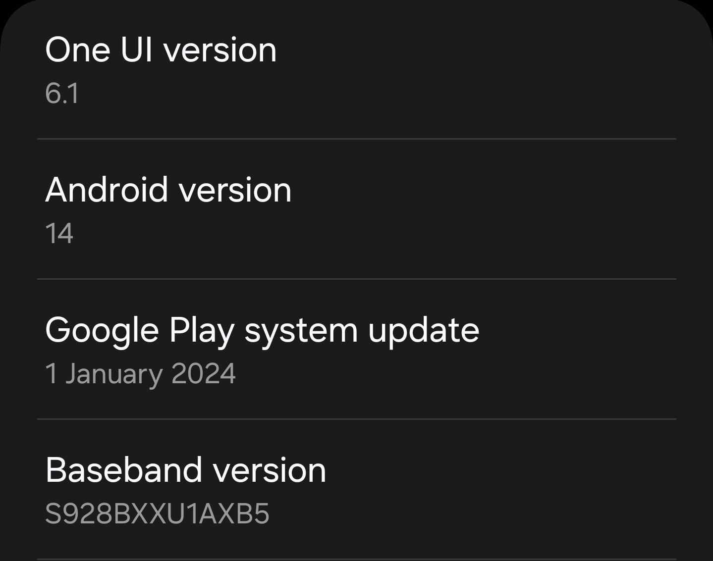Google Play system update - S24 series - Samsung Members