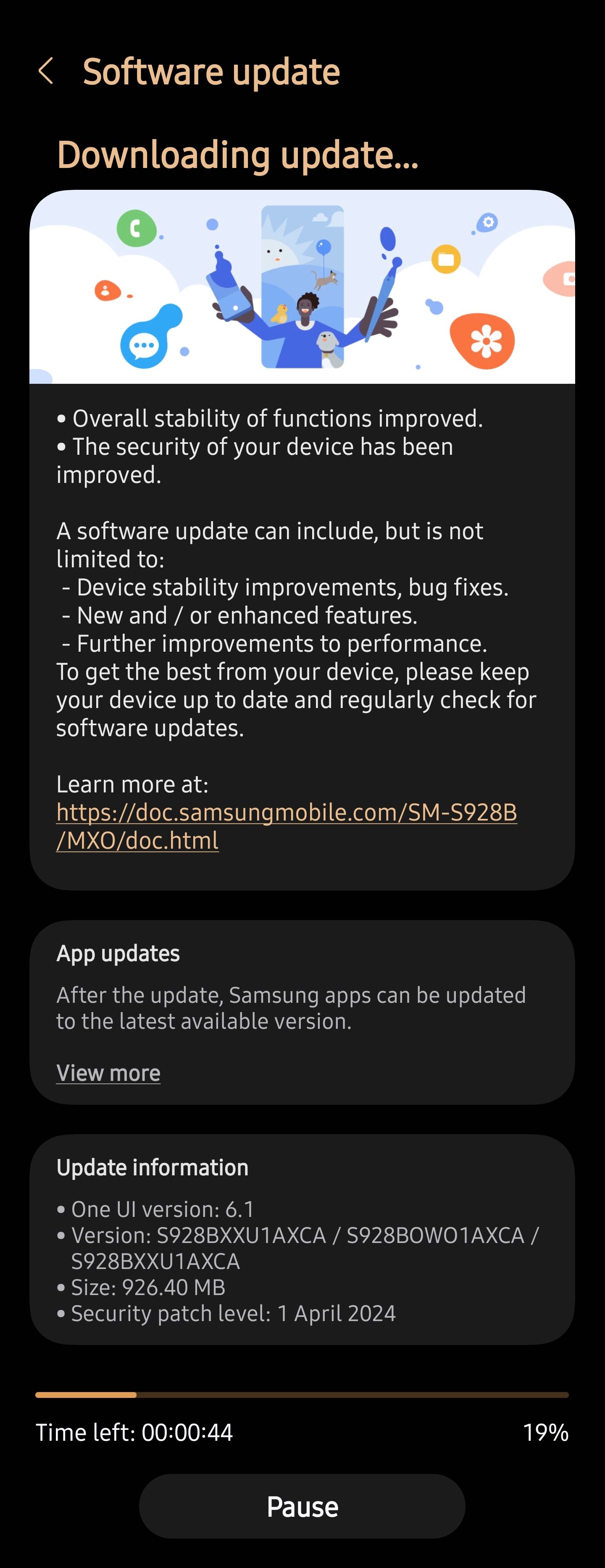 S24U, 26Marzo2024: Nueva actualización de One UI - Samsung Members