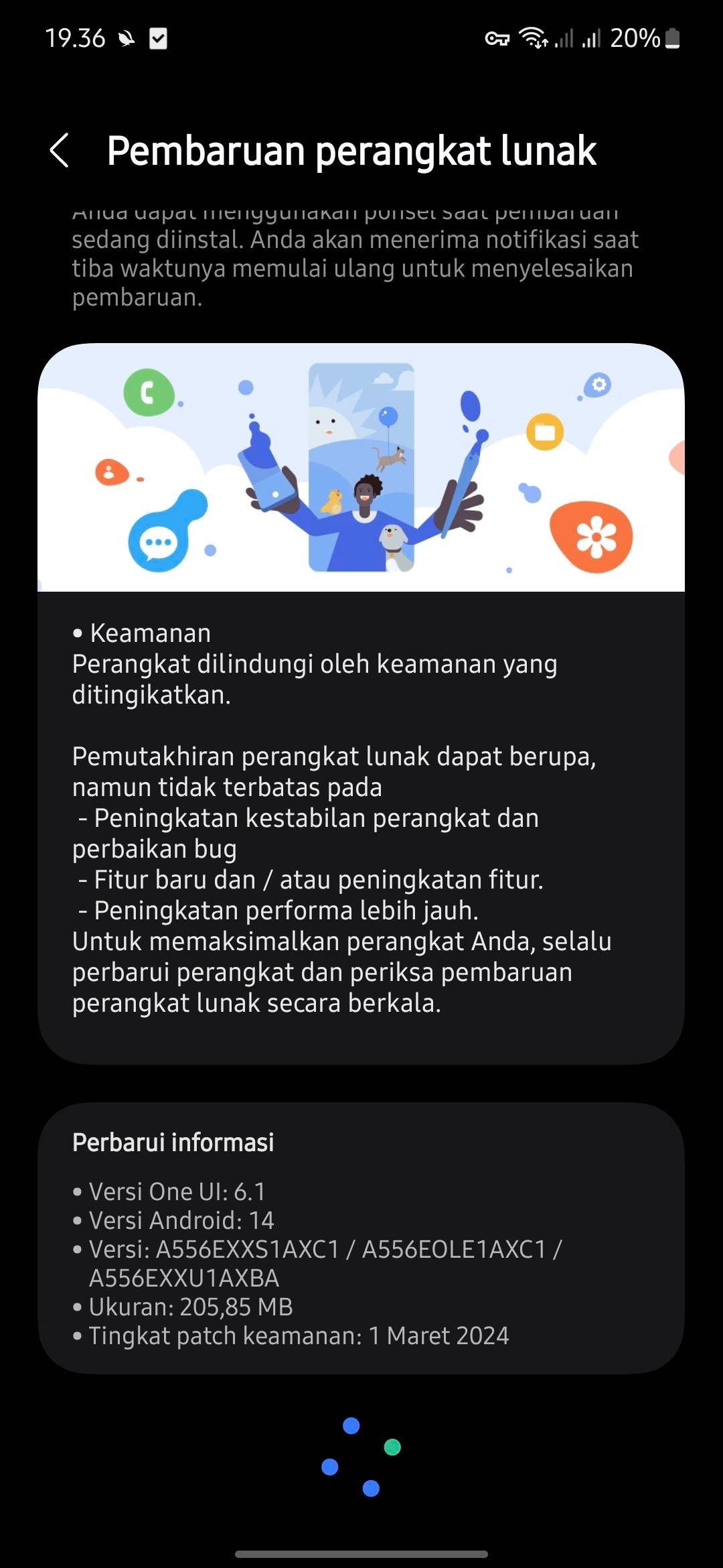 Pembaruan Pertama Galaxy A55 Security Patch Maret ... - Samsung Members Pembaruan Pertama Galaxy A55 Security Patch Maret ... - Samsung Members