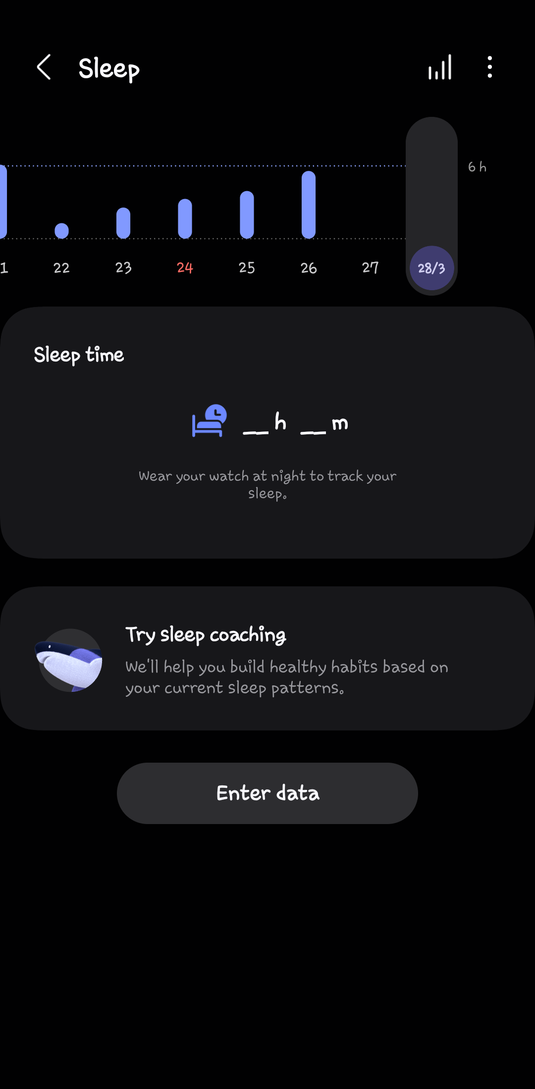 do we need to start sleep coaching to track sleep?... - Samsung Members