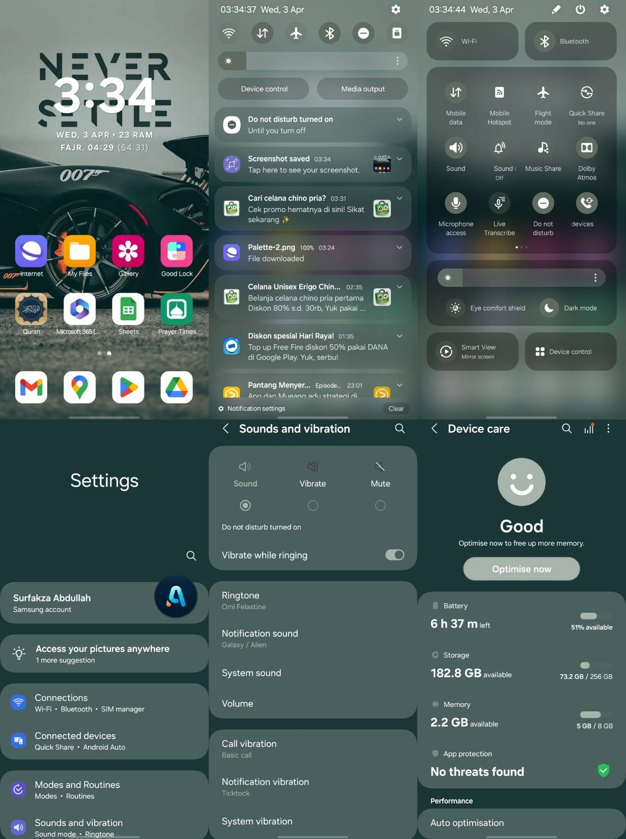 Never Settle (Good Lock | Theme) - Samsung Members