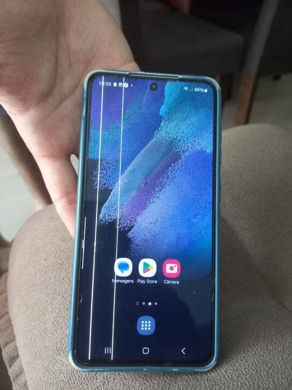 Solucionado: Eu fui atualizar o Galaxy s21fe "e do nada aparece ...