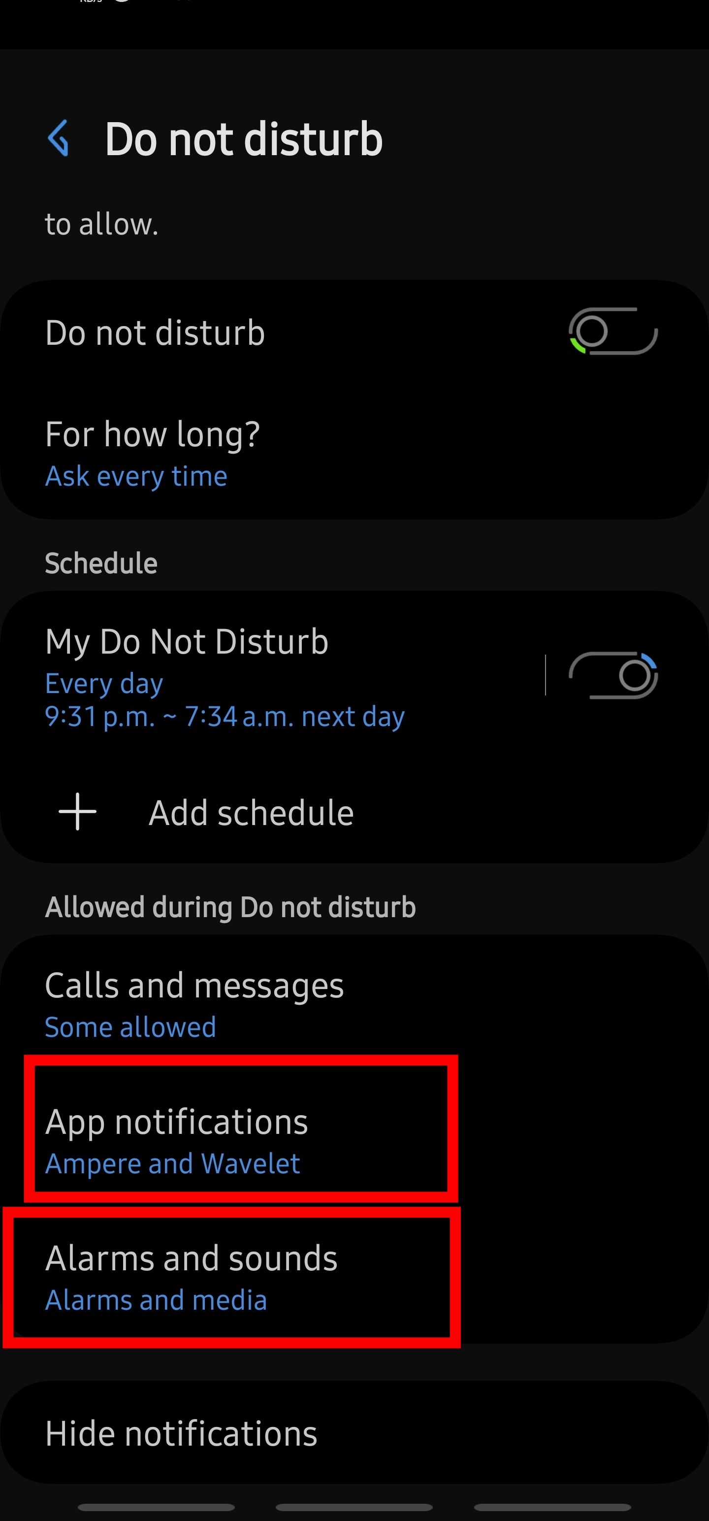 "Do not disturb!" (aka DnD) - Samsung Members