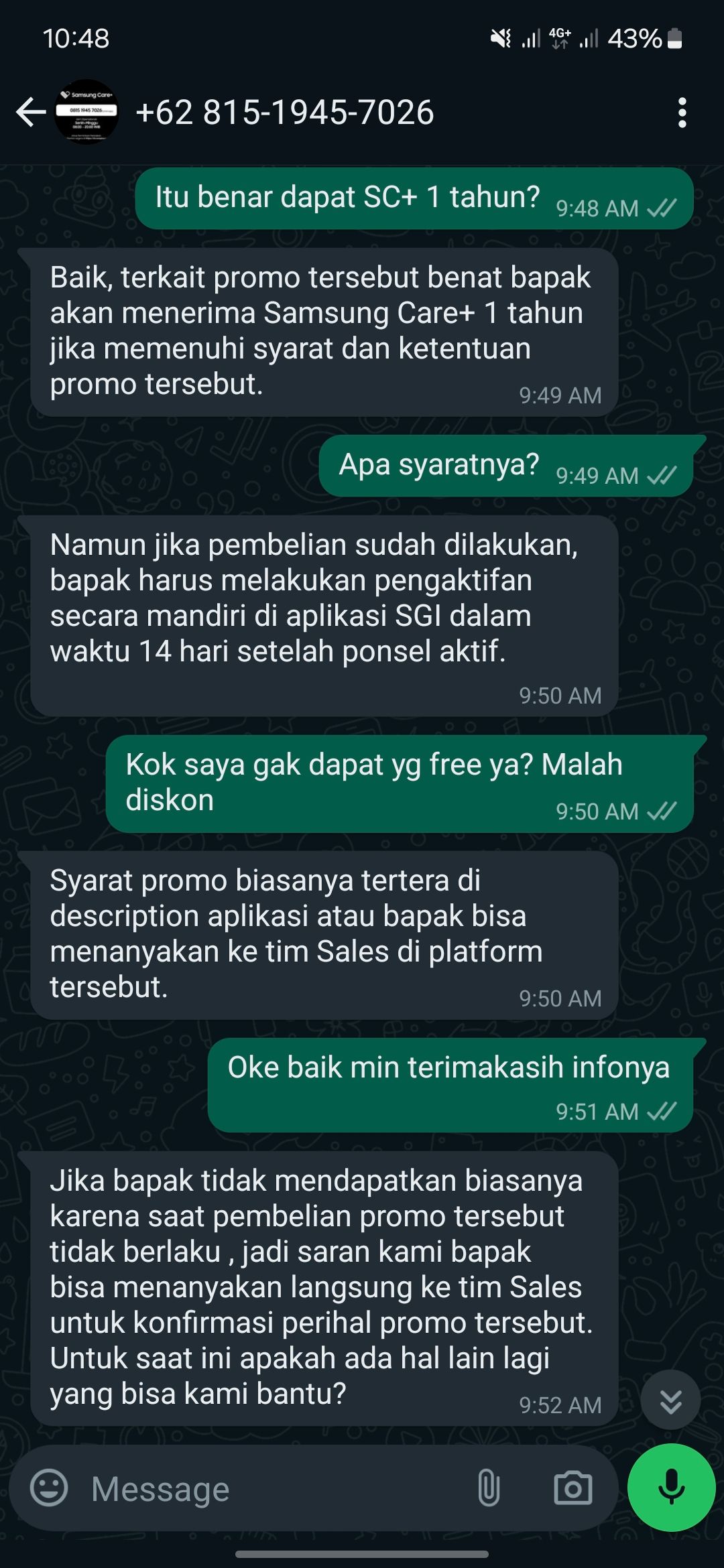 Cara Claim Samsung Care+ - Samsung Members