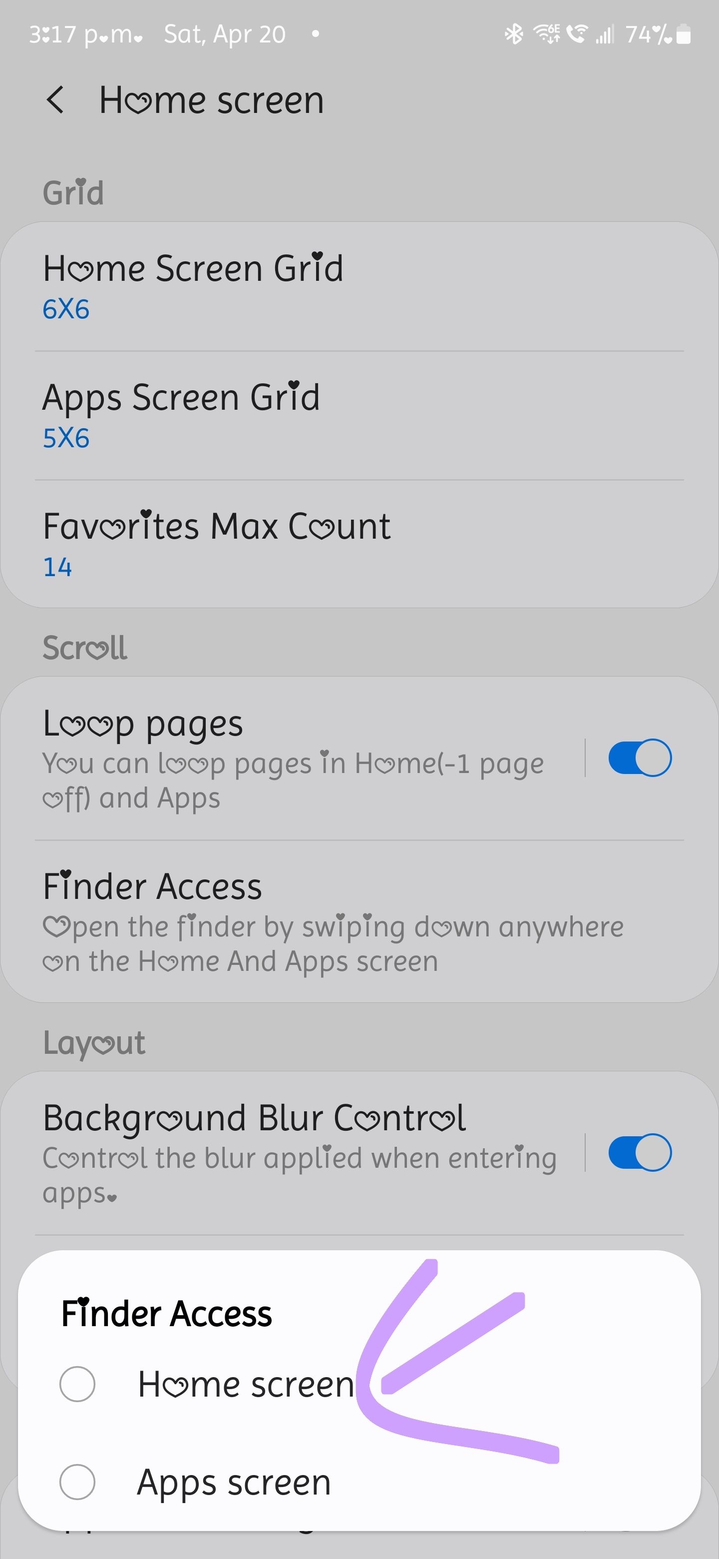 Notifications screen - Samsung Members