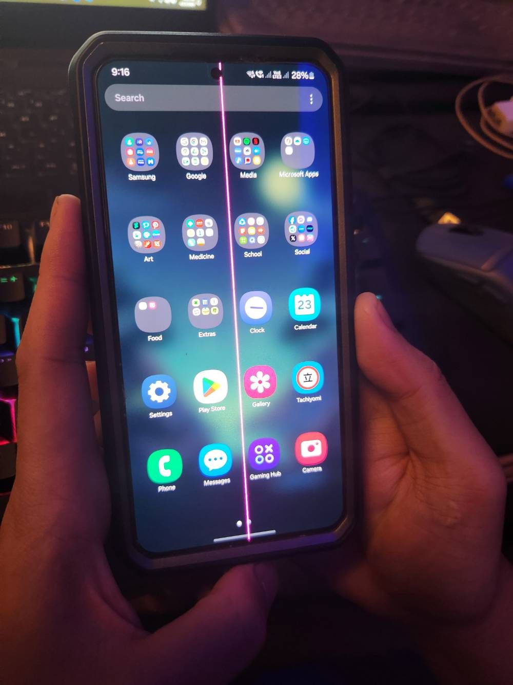 S22 plus Pink line Issue - Samsung Members