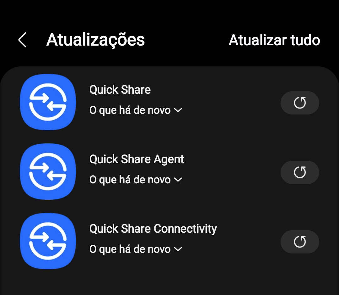 Família Quick Share atualizada - Samsung Members
