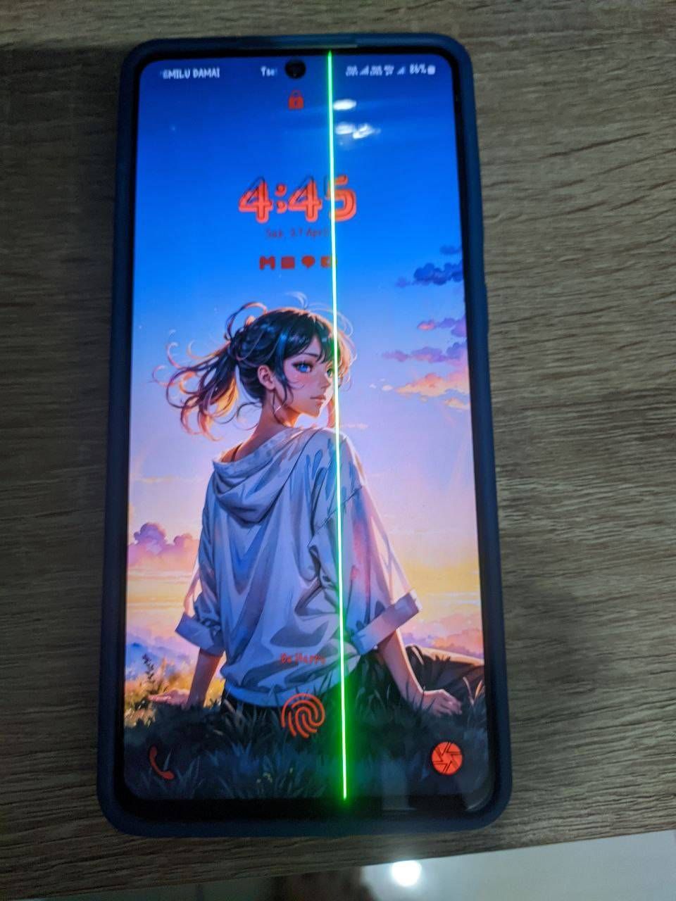 Green line samsung a73 - Samsung Members