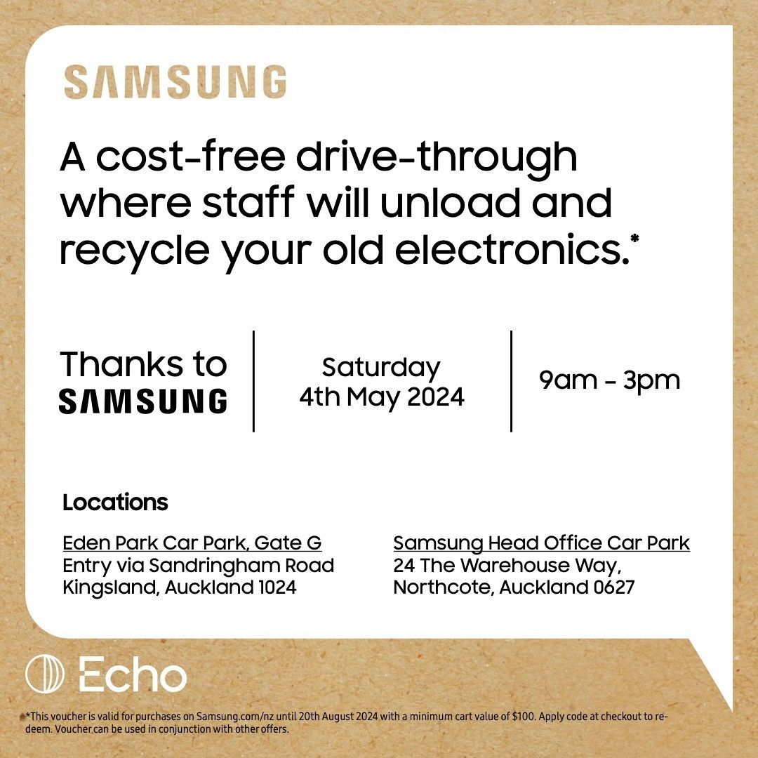 Recycle your E-Waste for FREE - Samsung Members