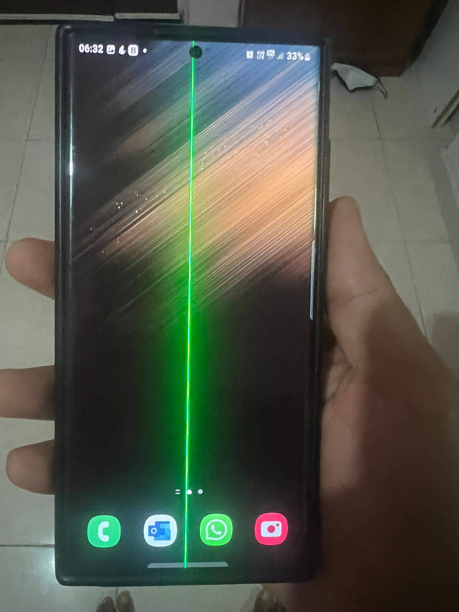 S22+ green line screen after 6.0 OS upgrade in apr... - Page 2 ...