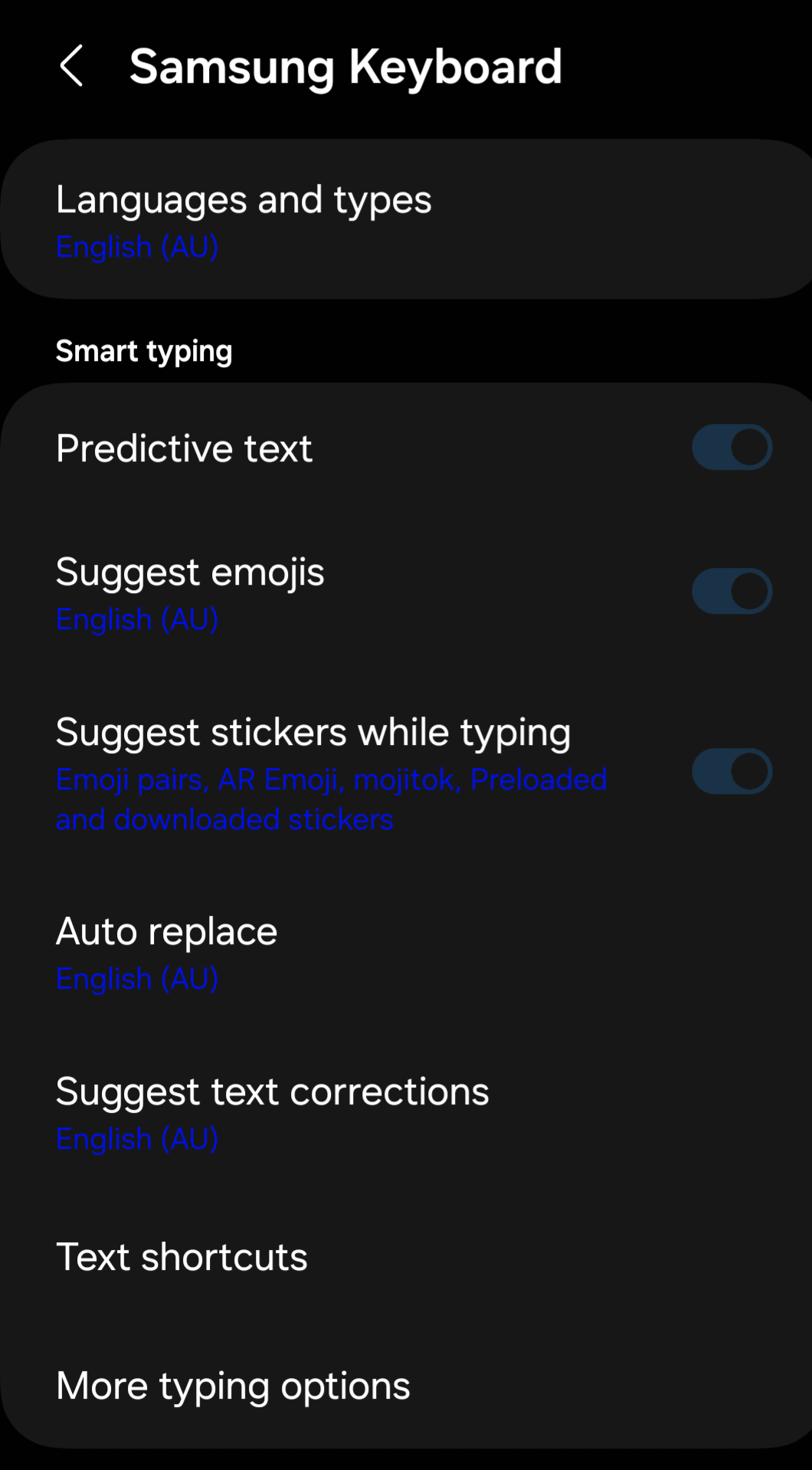 Creating Text Shortcuts → Samsung Keyboard - Samsung Members