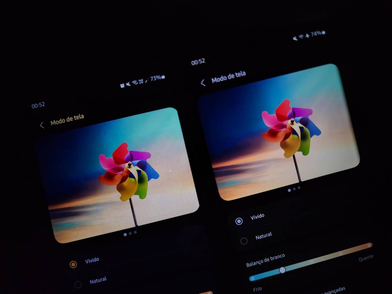 Tela do S24 Ultra com efeito granulado (Mura) - Samsung Members