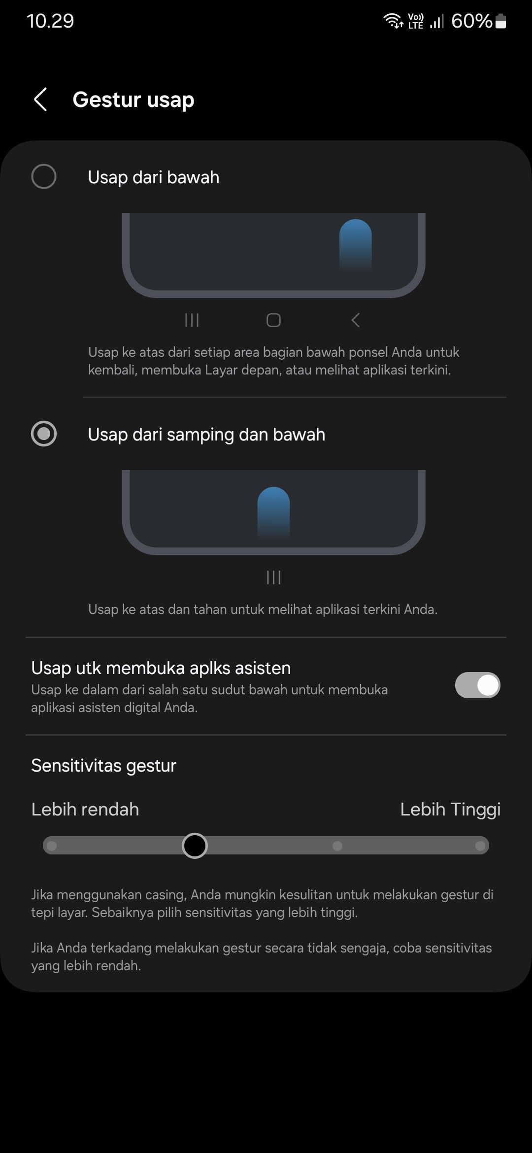 BILAH NAVIGASI GESTUR ONE UI 6.1 - Samsung Members