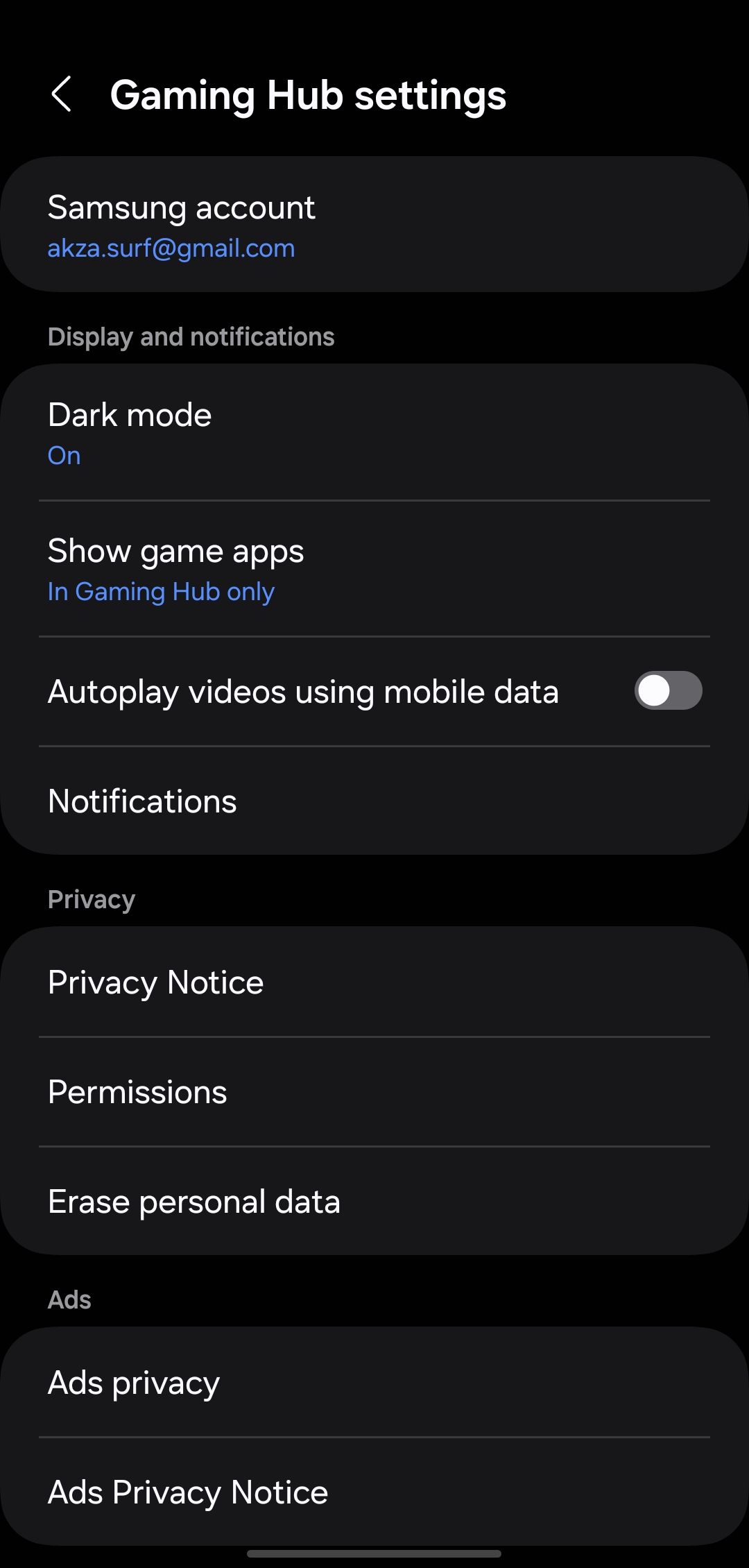 gaming hub - Samsung Members