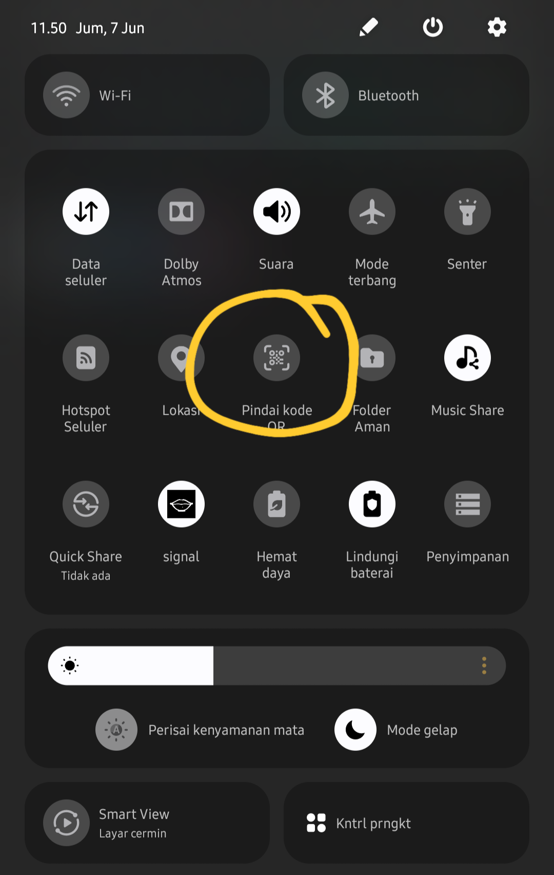 kode qr a15 - Samsung Members