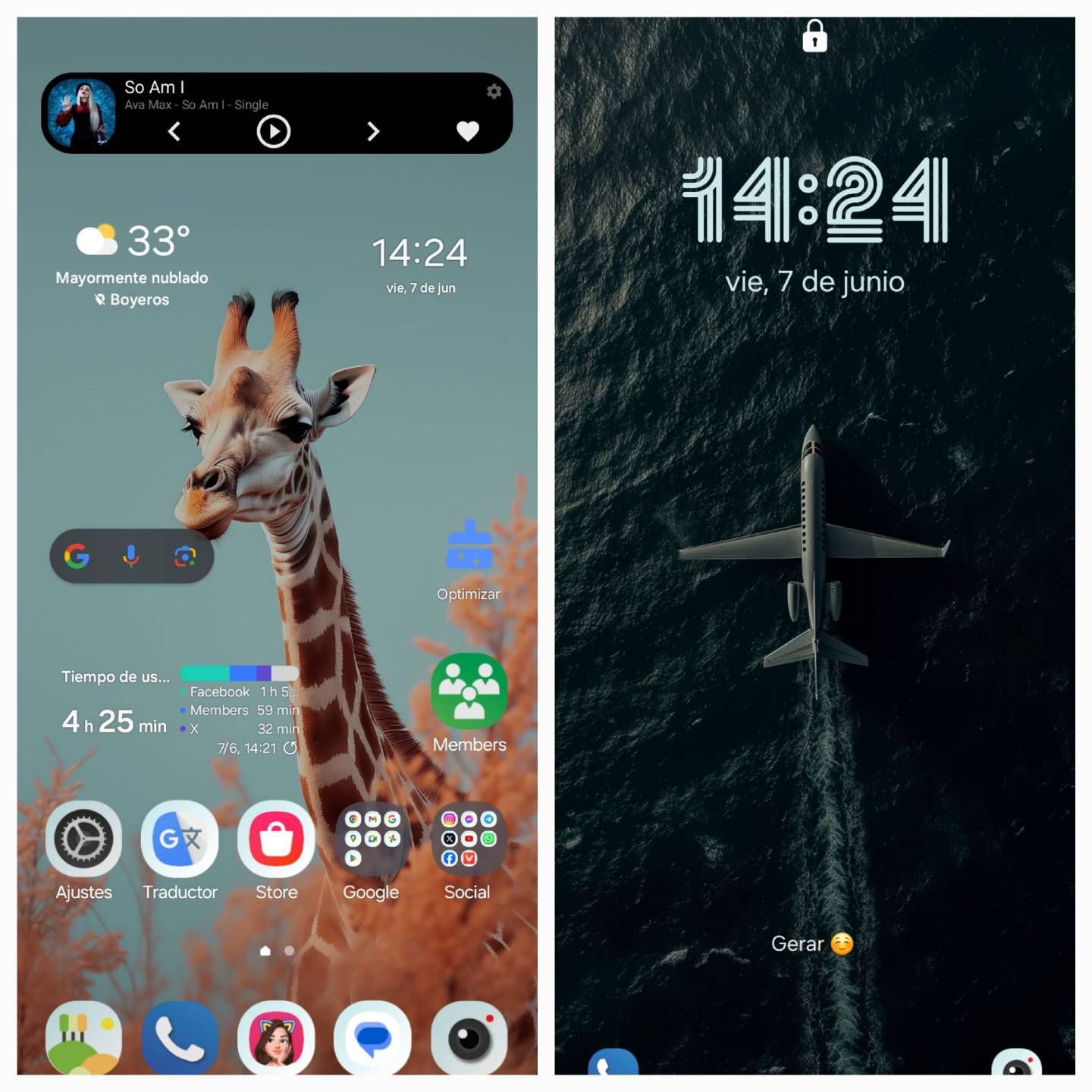 @Samsung: Mi HomeScreen y LockScreen - Samsung Members