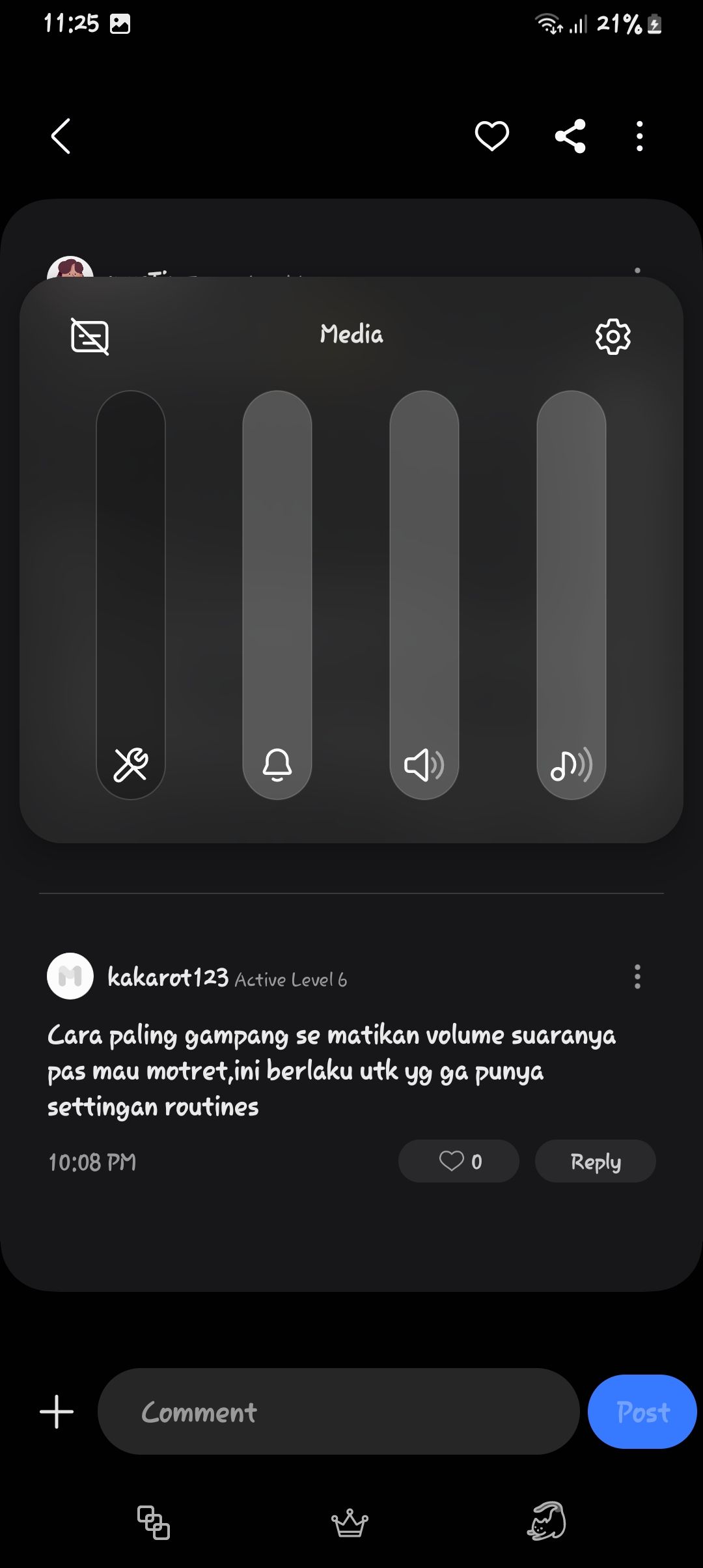 Gak ada settingannya? Trik cara matikan suara shut... - Samsung Members