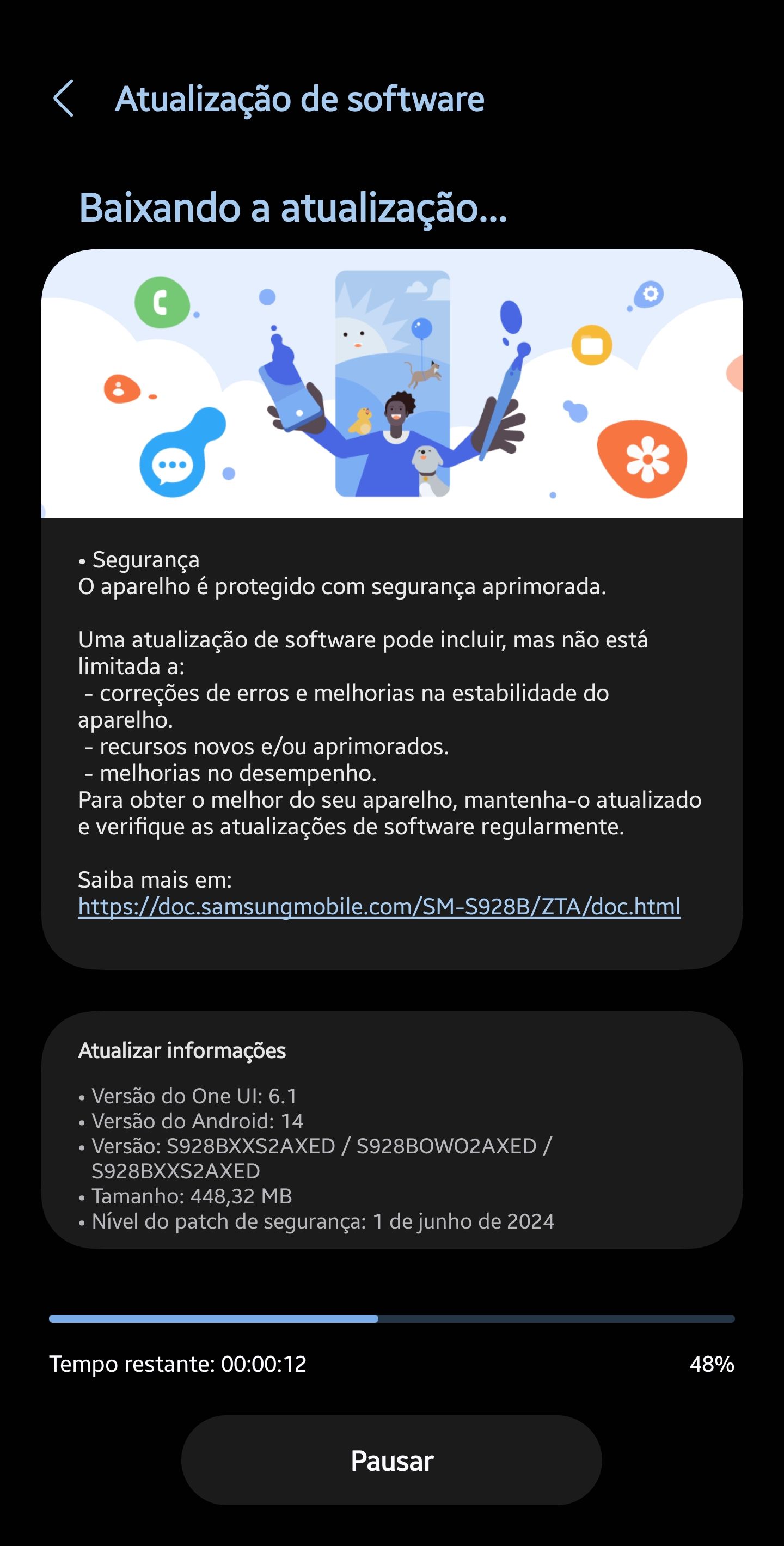 S24 ULTRA- patch junho 2024 - Samsung Members