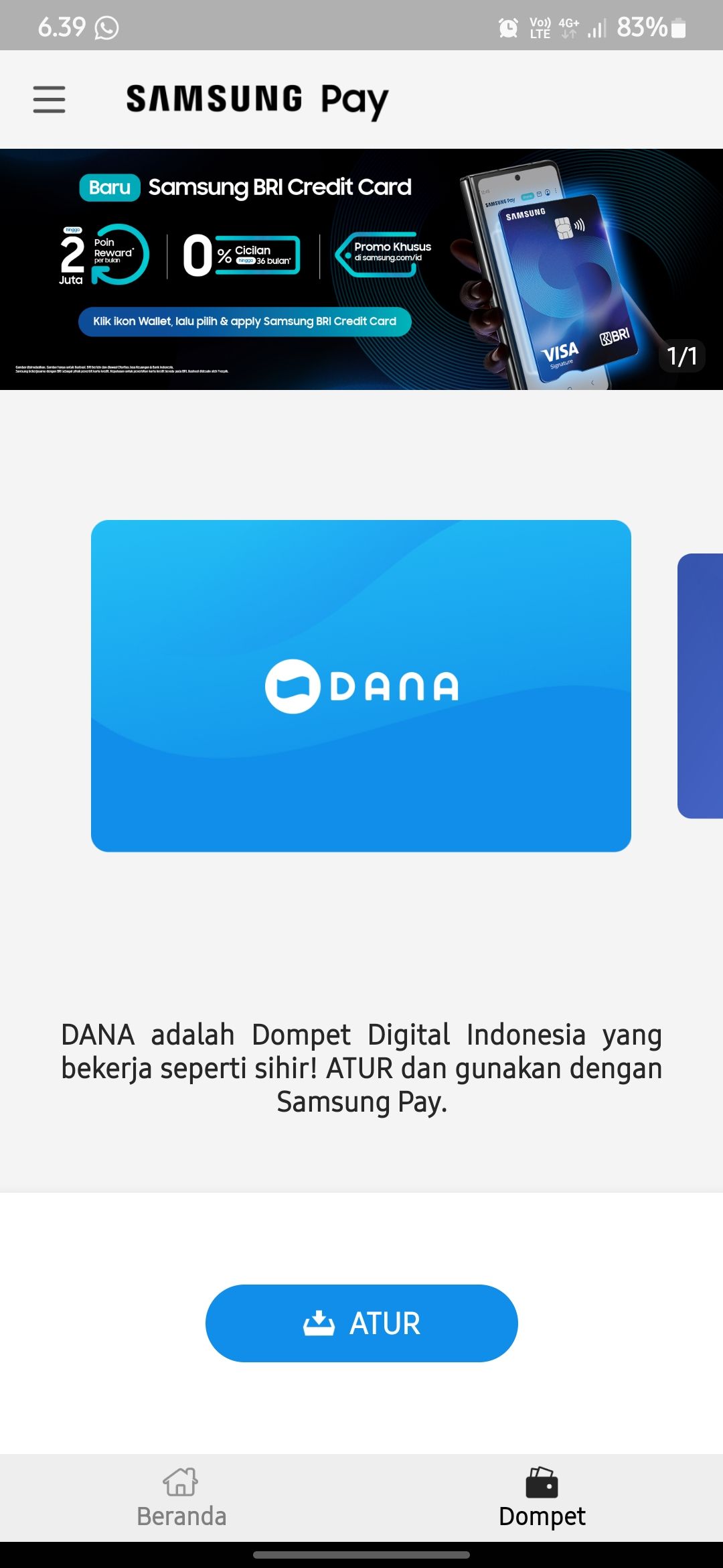 Akun dana - Samsung Members